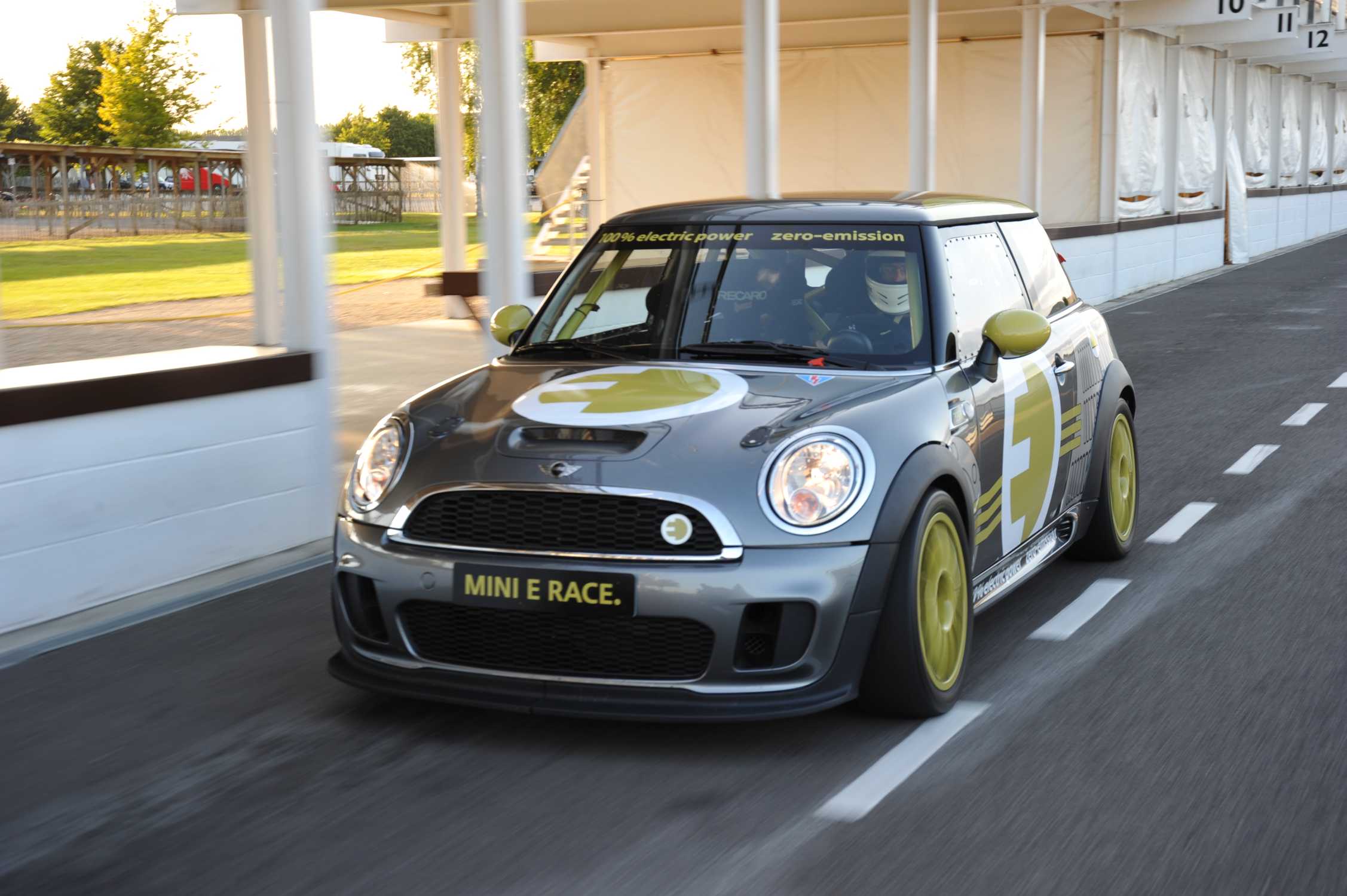 MINI E Race making its UK race track debut at Goodwood Race Circuit