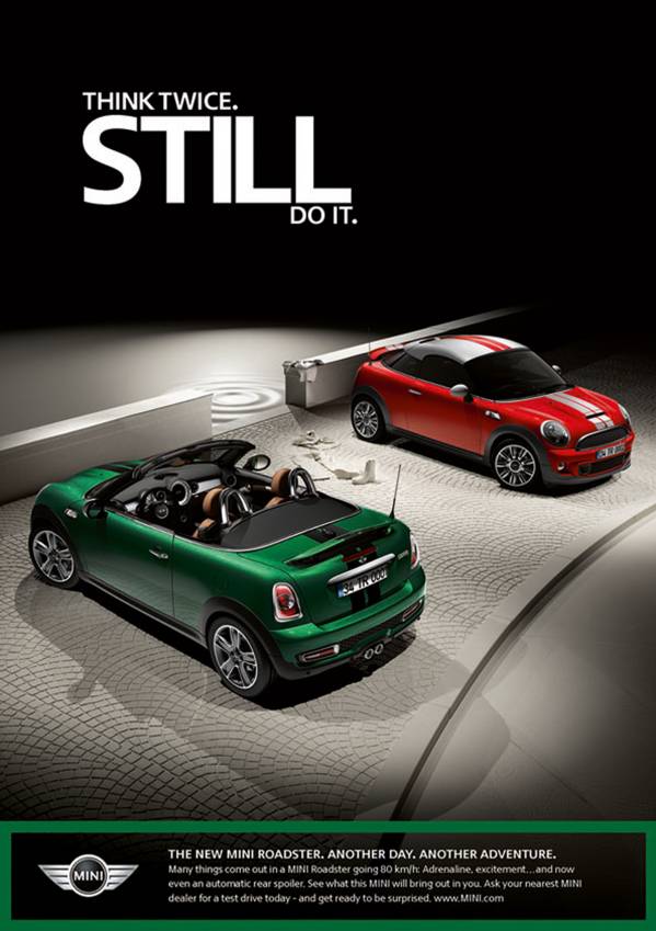 Mini Cooper Advertisement