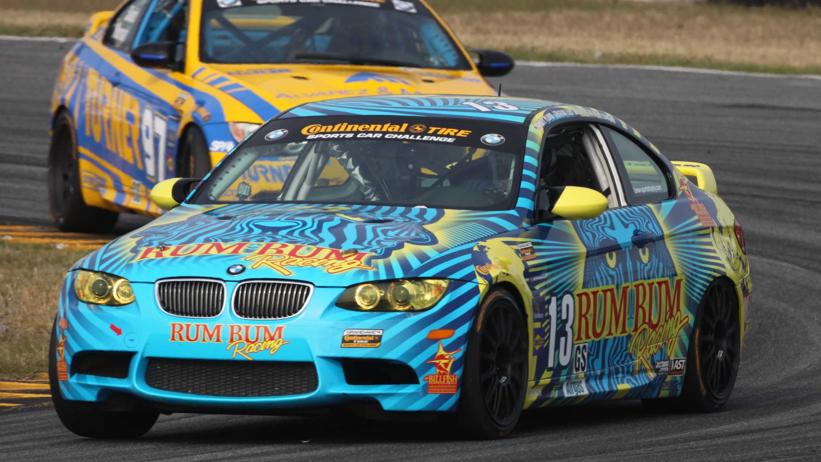 No. 13 RumBum Racing BMW M3 of Matt Plumb and Nick Longhi