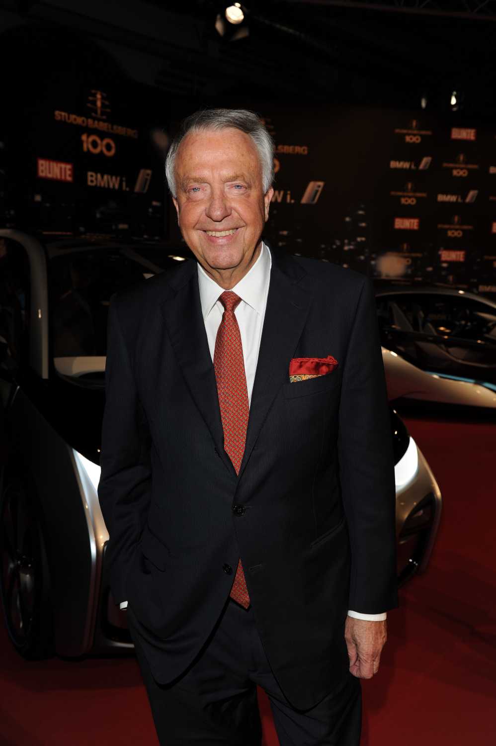 Bernd Neumann with the BMW i8 Concept. 100 Jahre Studio Babelsberg. (02 ...