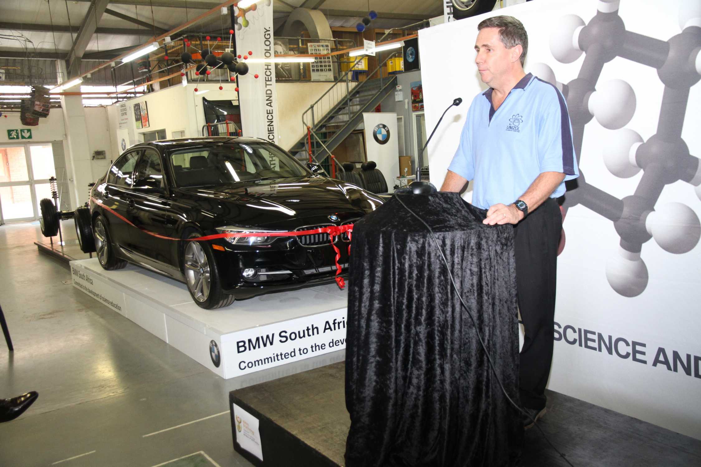 Derek Fish, Director of the Unizul Science Centre, during his address ...