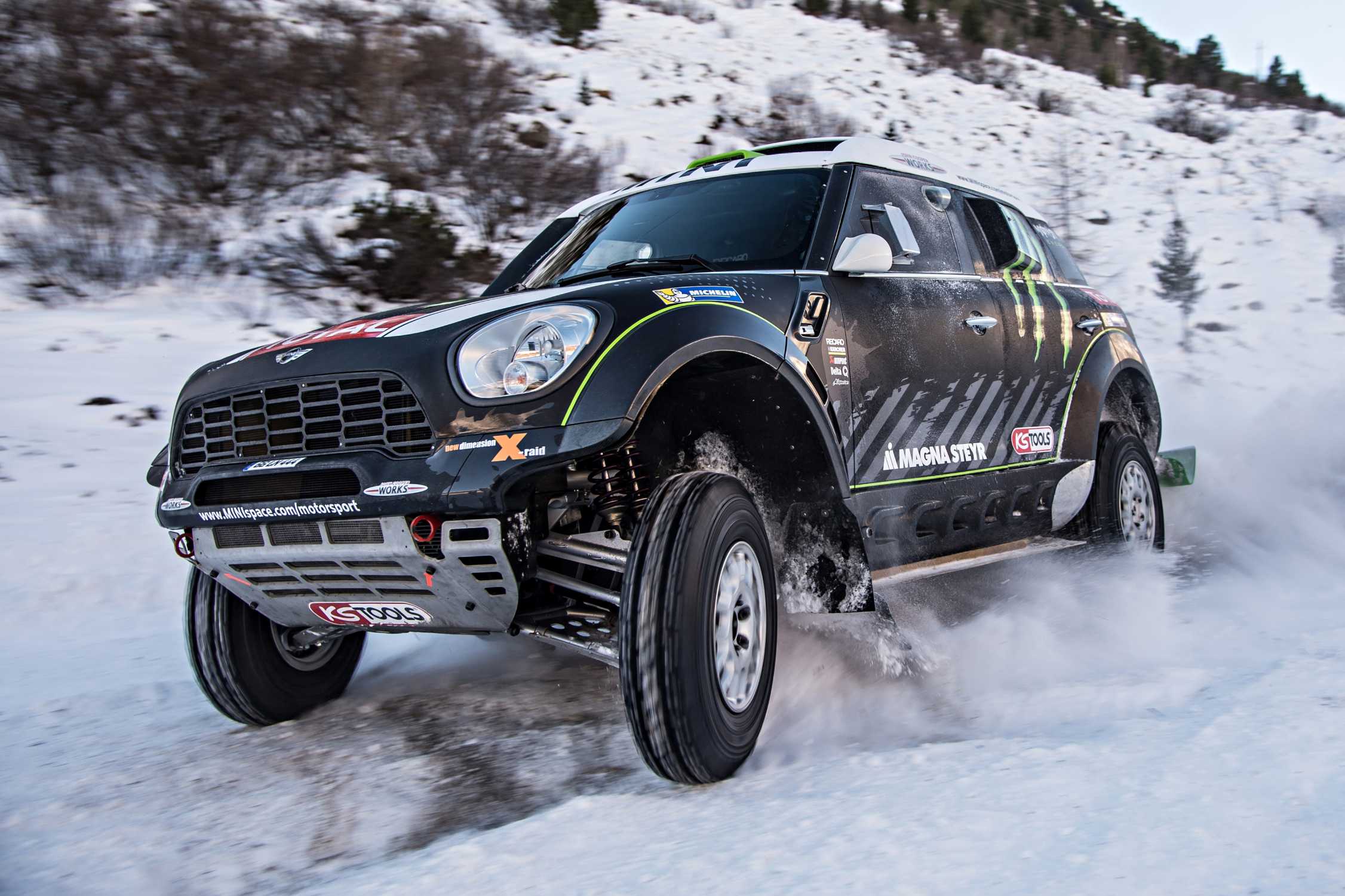 The MINI ALL4 Racing on Snow. (12/2013)