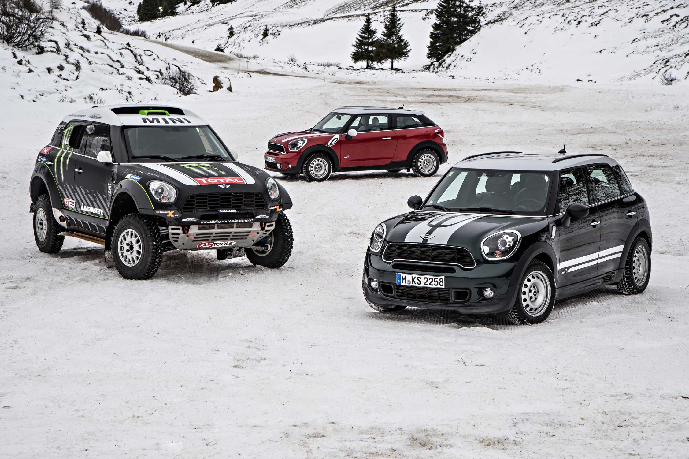 MINI ALL4 Racing, MINI Paceman and MINI Countryman. (12/2013)