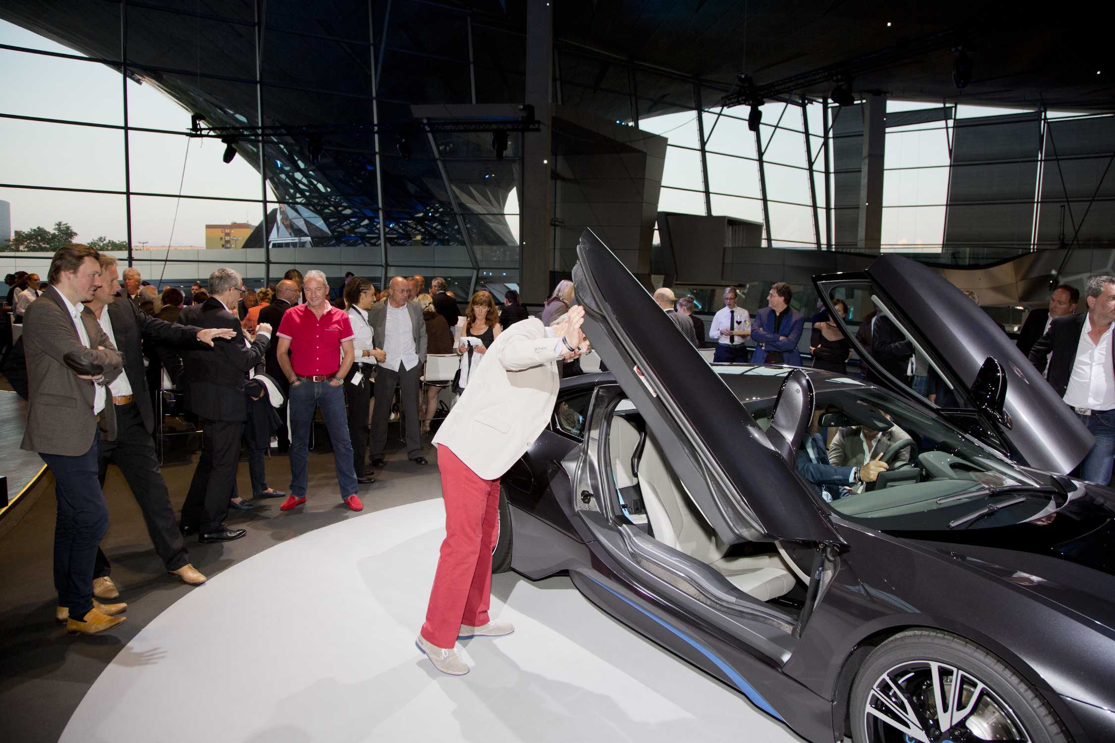 First global deliveries of the BMW i8 at BMW Welt in Munich on 5th June ...
