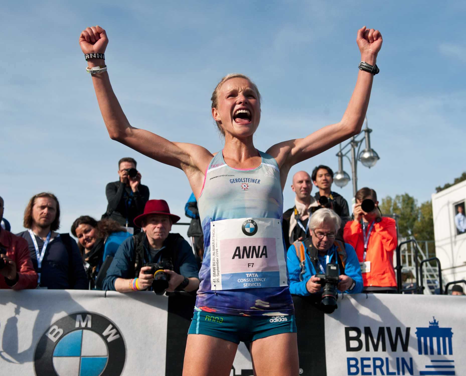 28th September 2014. 41th BMW BERLIN-MARATHON. Anna Hahner. © BMW AG ...
