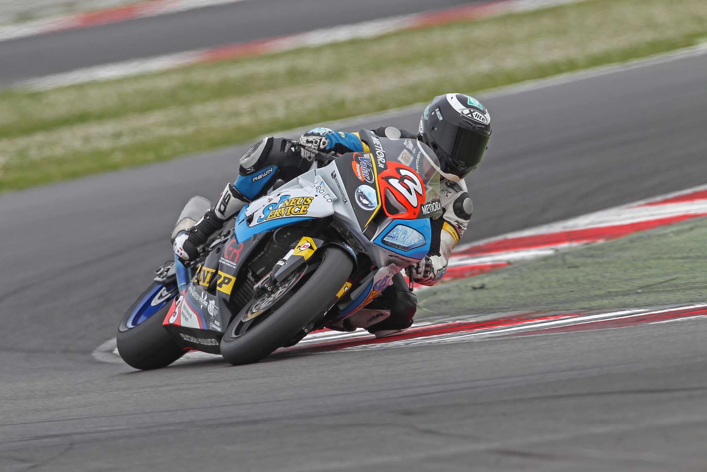 Misano (ITA) 26th April 2015. Team BMW DMR Racing Rider Alessio Corradi ...