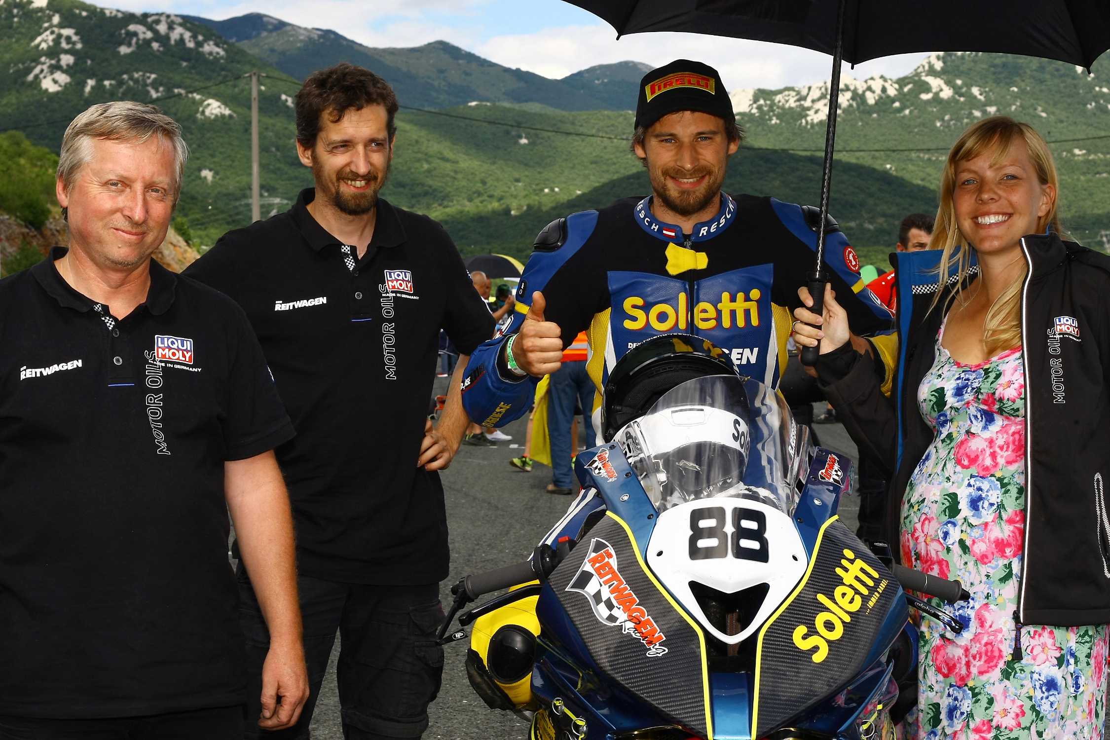 Grobnick (HR) 21st June 2015. BMW Reitwagen Racing Team Rider Ronald ...