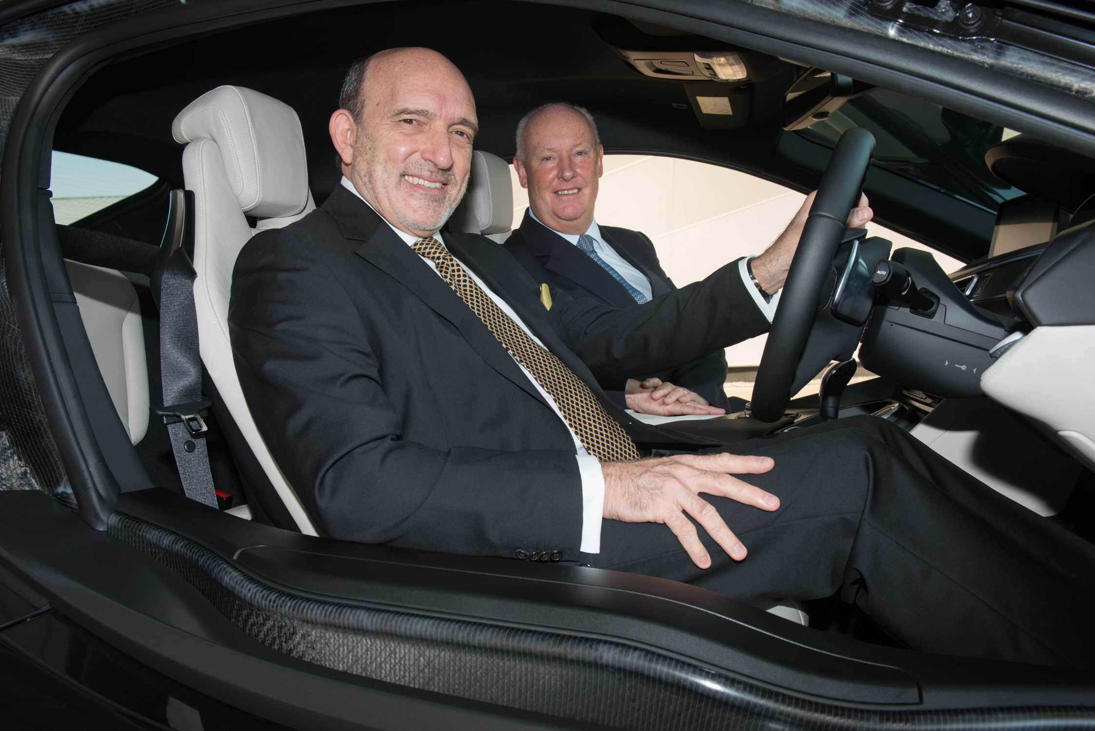 Mr Tim Abbott, Managing Director of BMW South Africa with BMW i8 ...