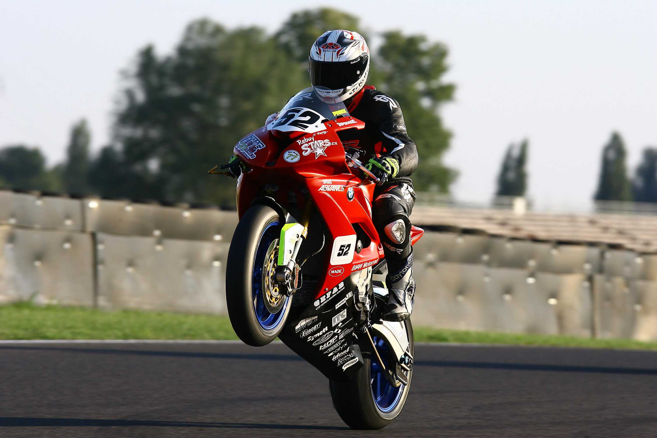 Slovakiaring (H) 13rd September 2015. Team BMW IV Racing Rider Lukas ...