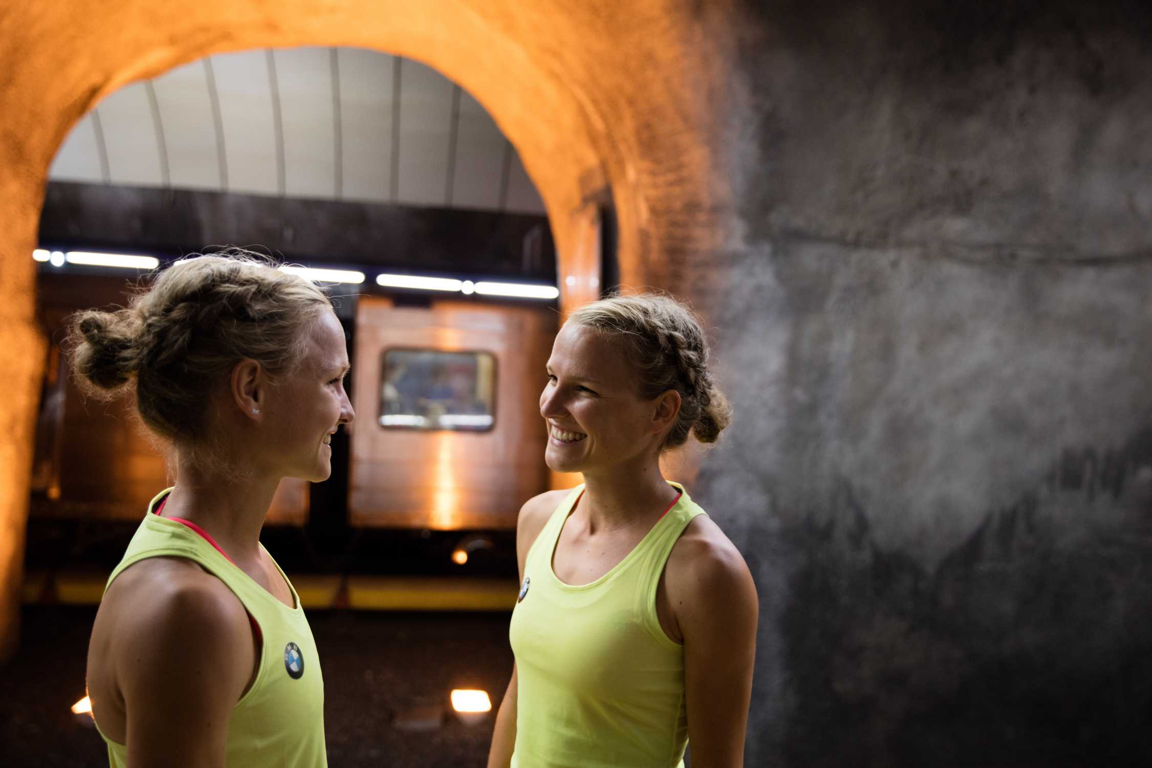 Rio de Janeiro (BR), 15.-28. Juli 2015. Anna Hahner, Lisa Hahner ...