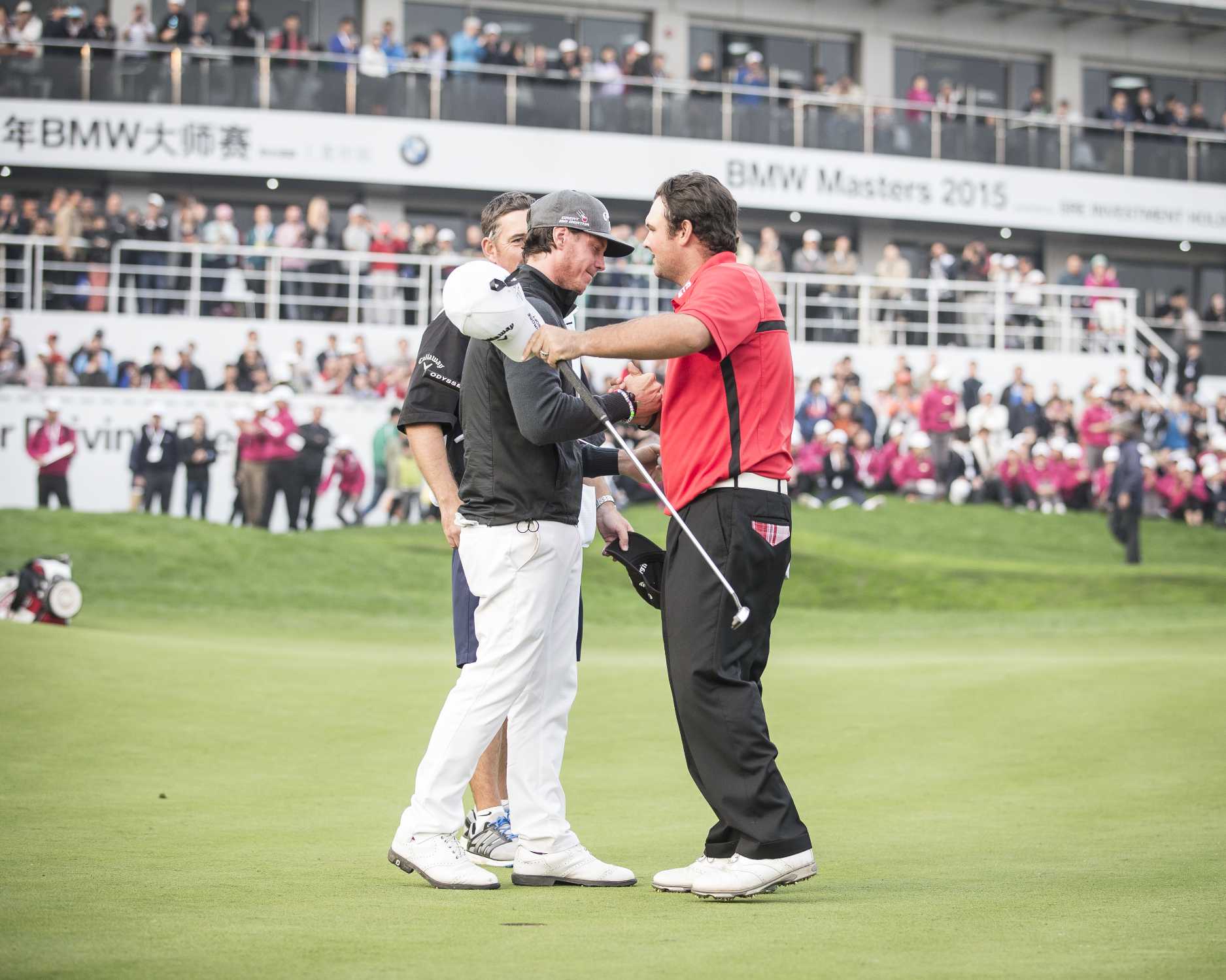 15th November 2015, Kristoffer Broberg, Patrick Reed, BMW Masters 2015 ...