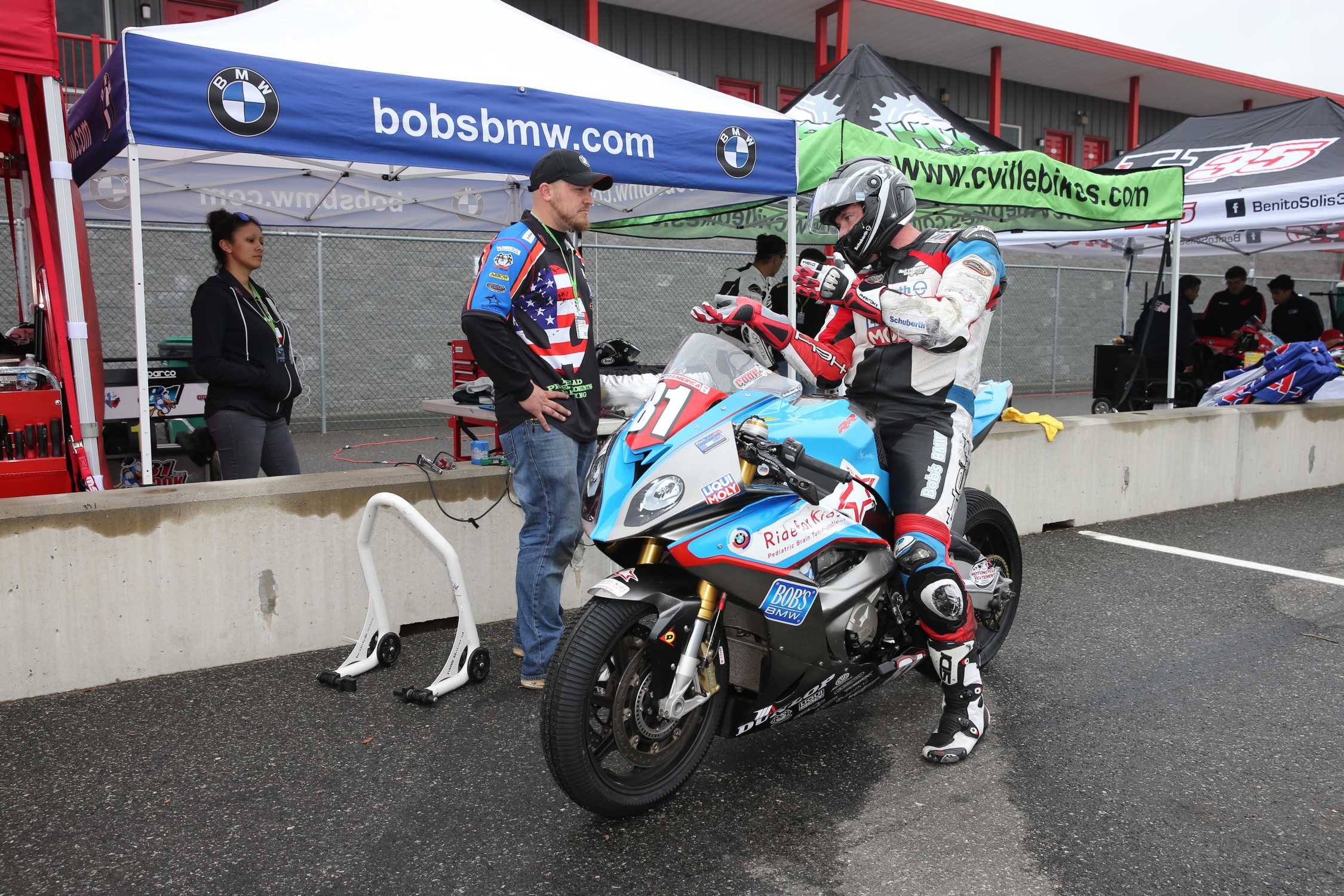 New Jersey (USA) - MotoAmerica - 01st May 2016. Team BMW Dead President ...