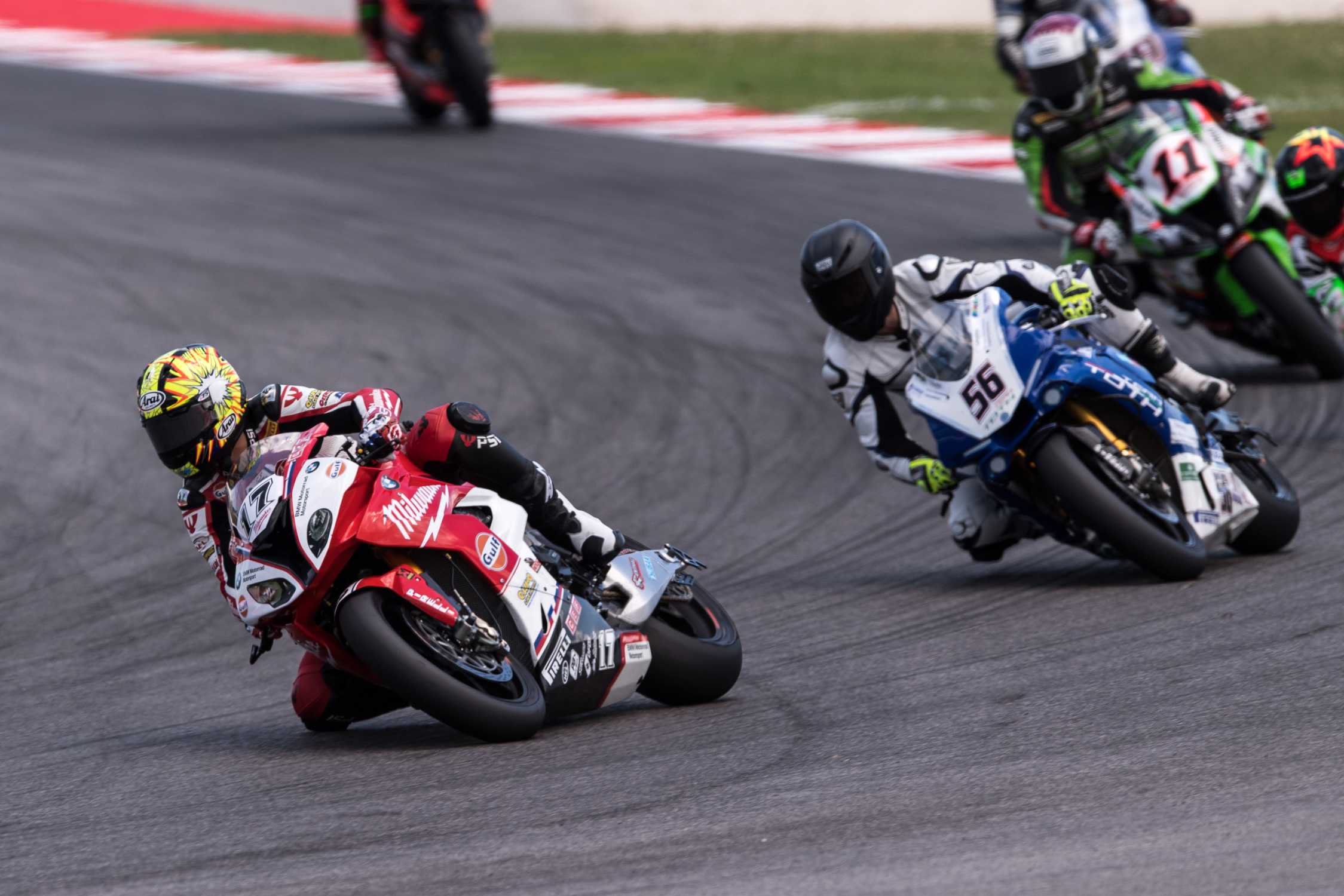 Misano Adriatico (ITA) WorldSBK 18th June 2016. Team Milwaukee BMW ...