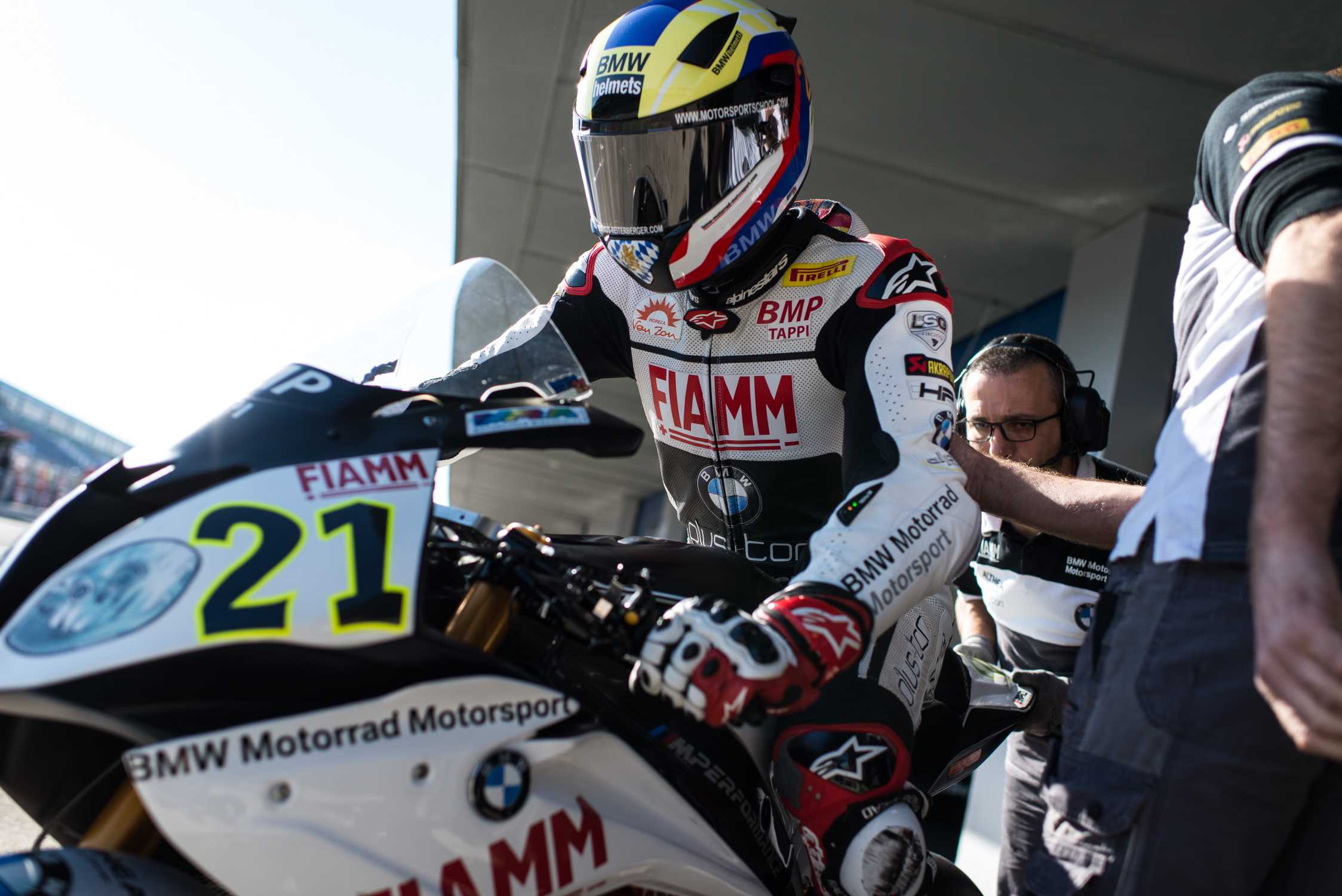 Jerez de la Frontera (SPA) WorldSBK 14th October 2016. Althea BMW ...