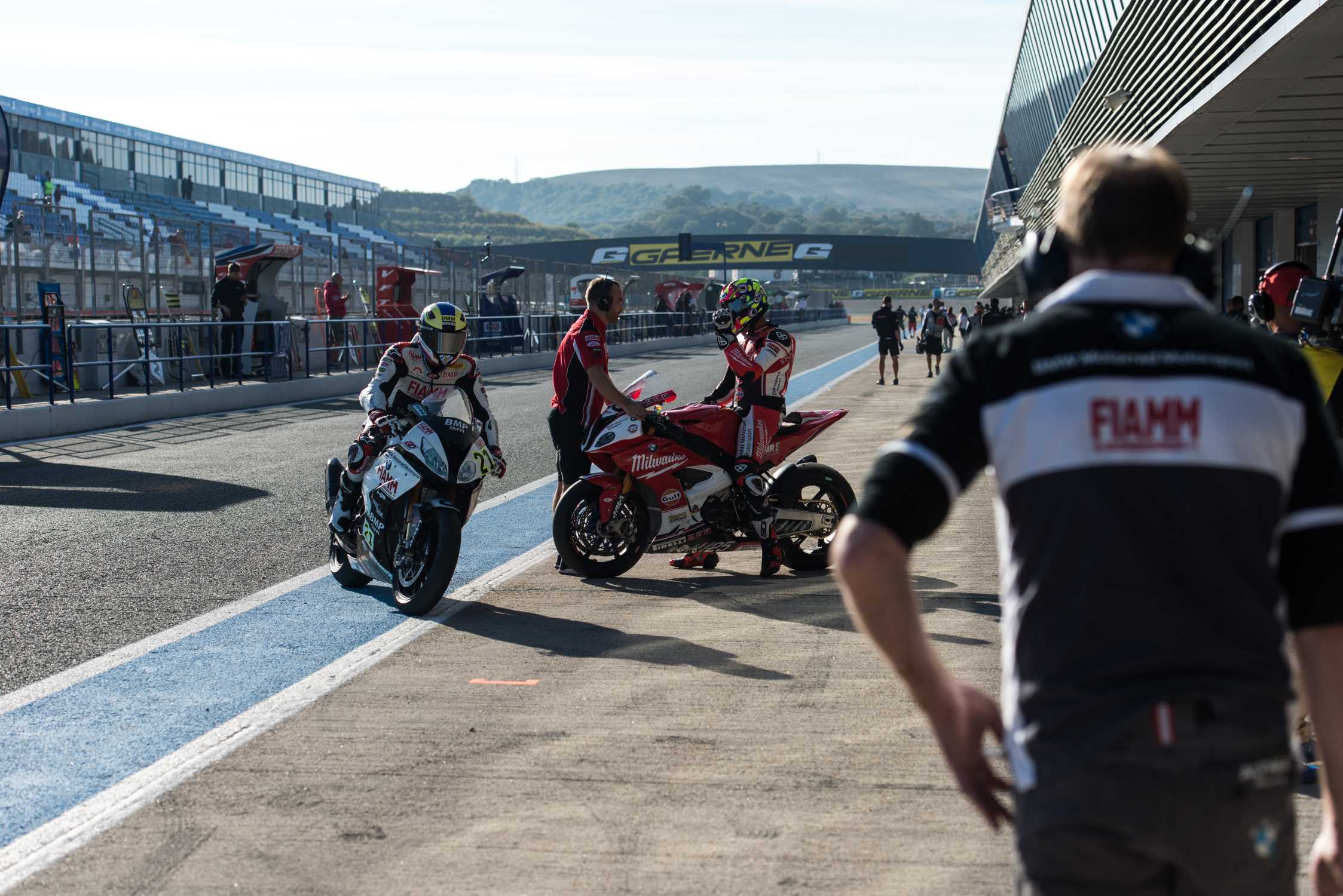 Jerez de la Frontera (SPA) WorldSBK 15th October 2016. Althea BMW ...