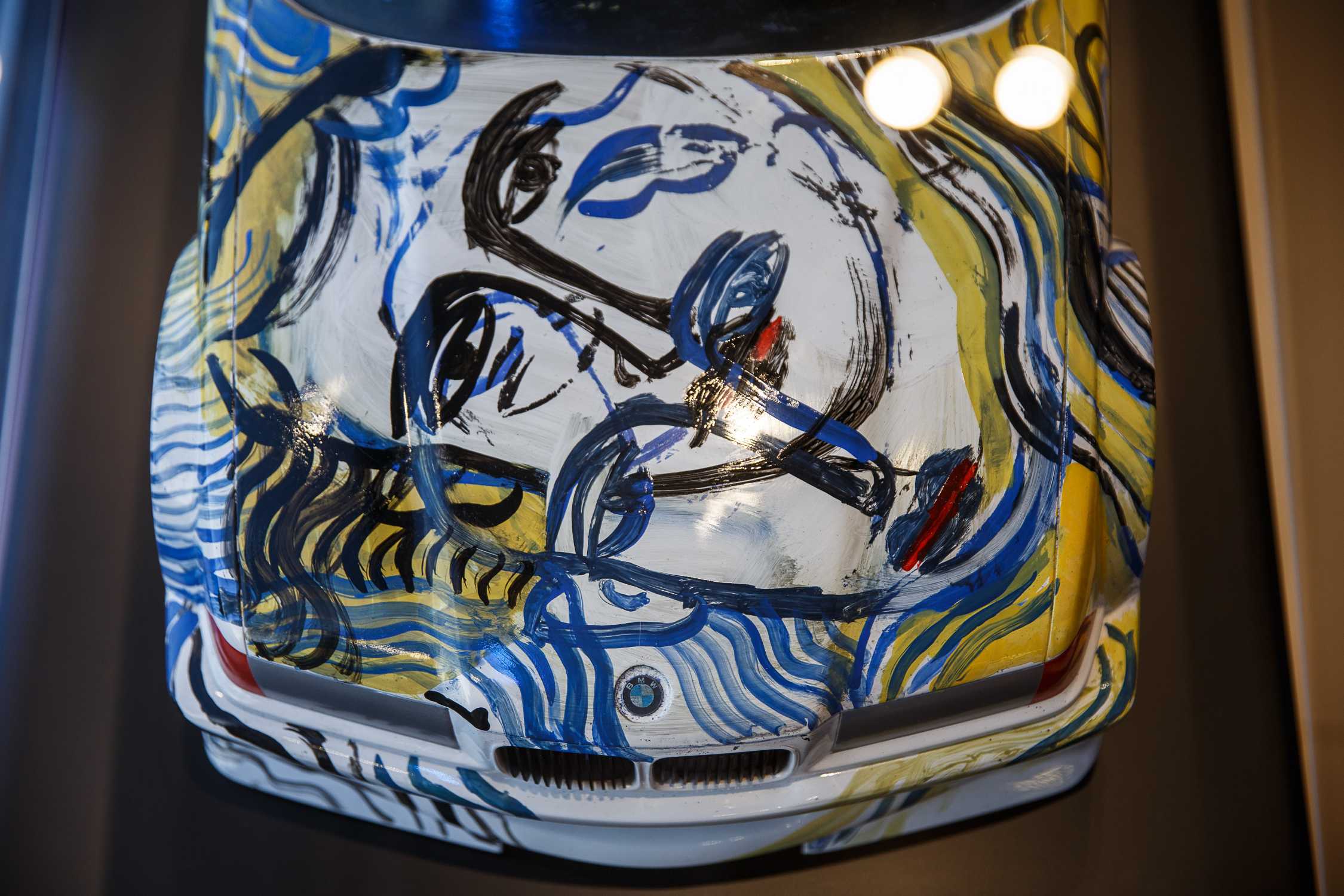 La "maquette" della BMW Art Car di Sandro Chia in esposizione in BMW ...