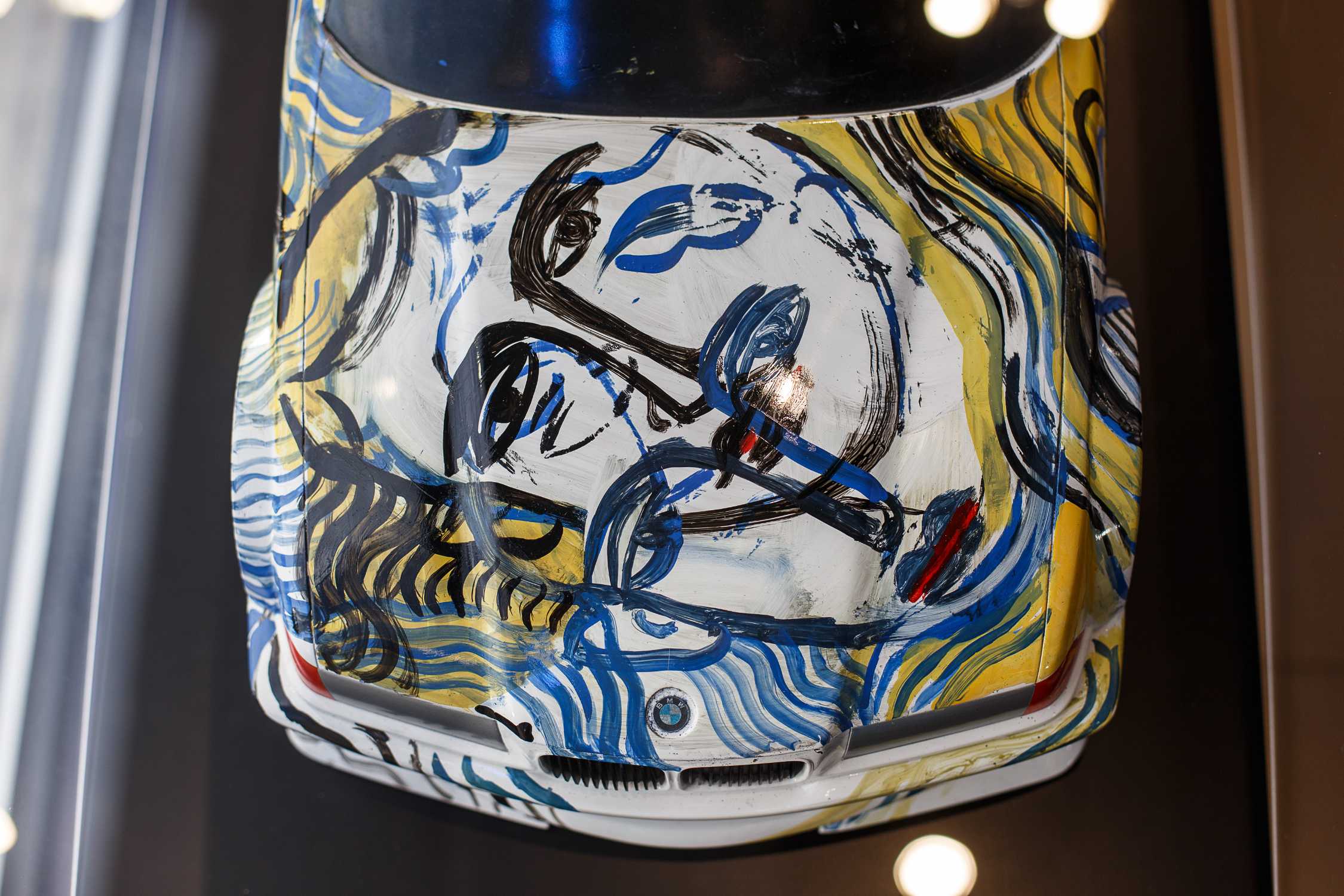 La "maquette" della BMW Art Car di Sandro Chia in esposizione in BMW ...