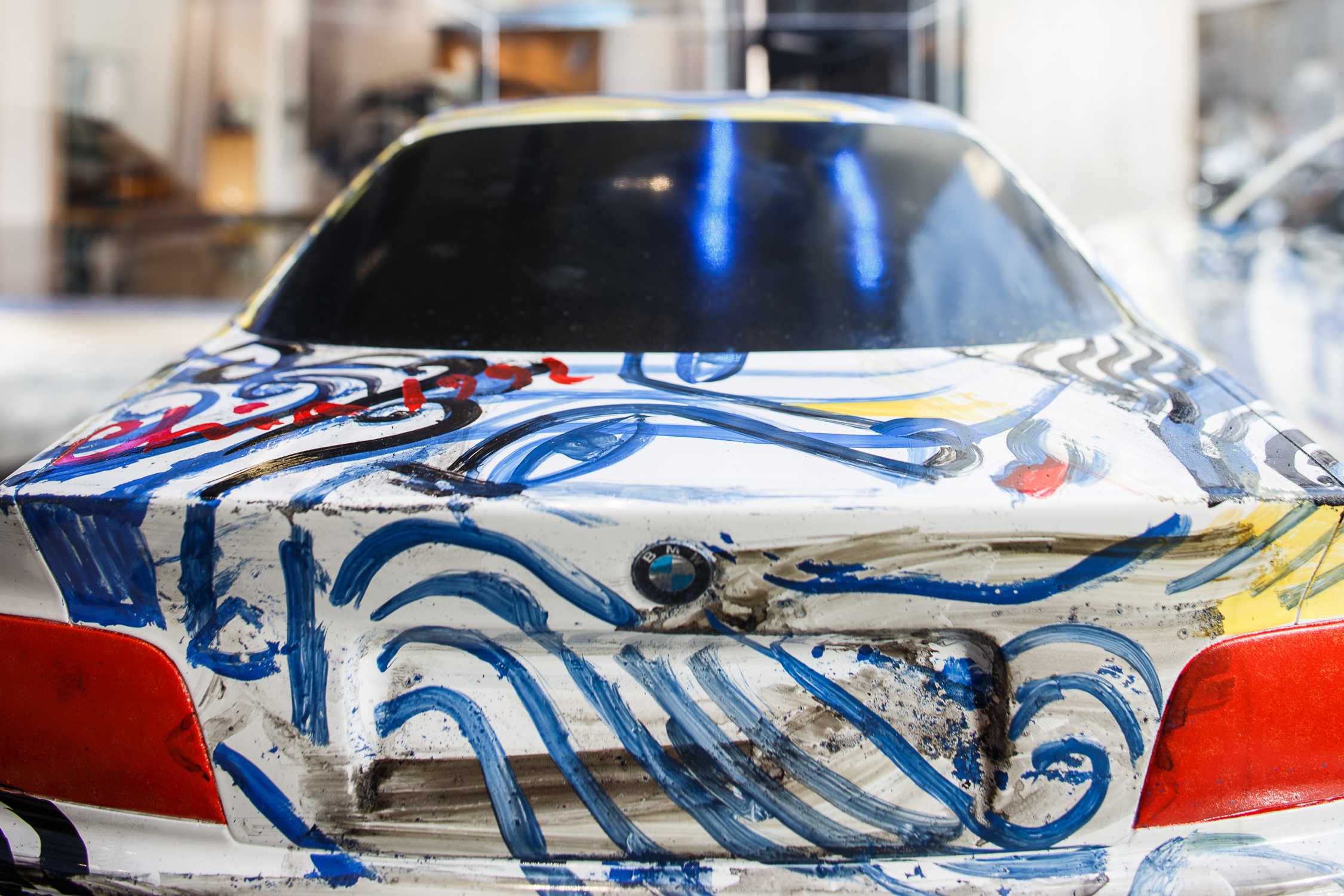 La "maquette" della BMW Art Car di Sandro Chia in esposizione in BMW ...
