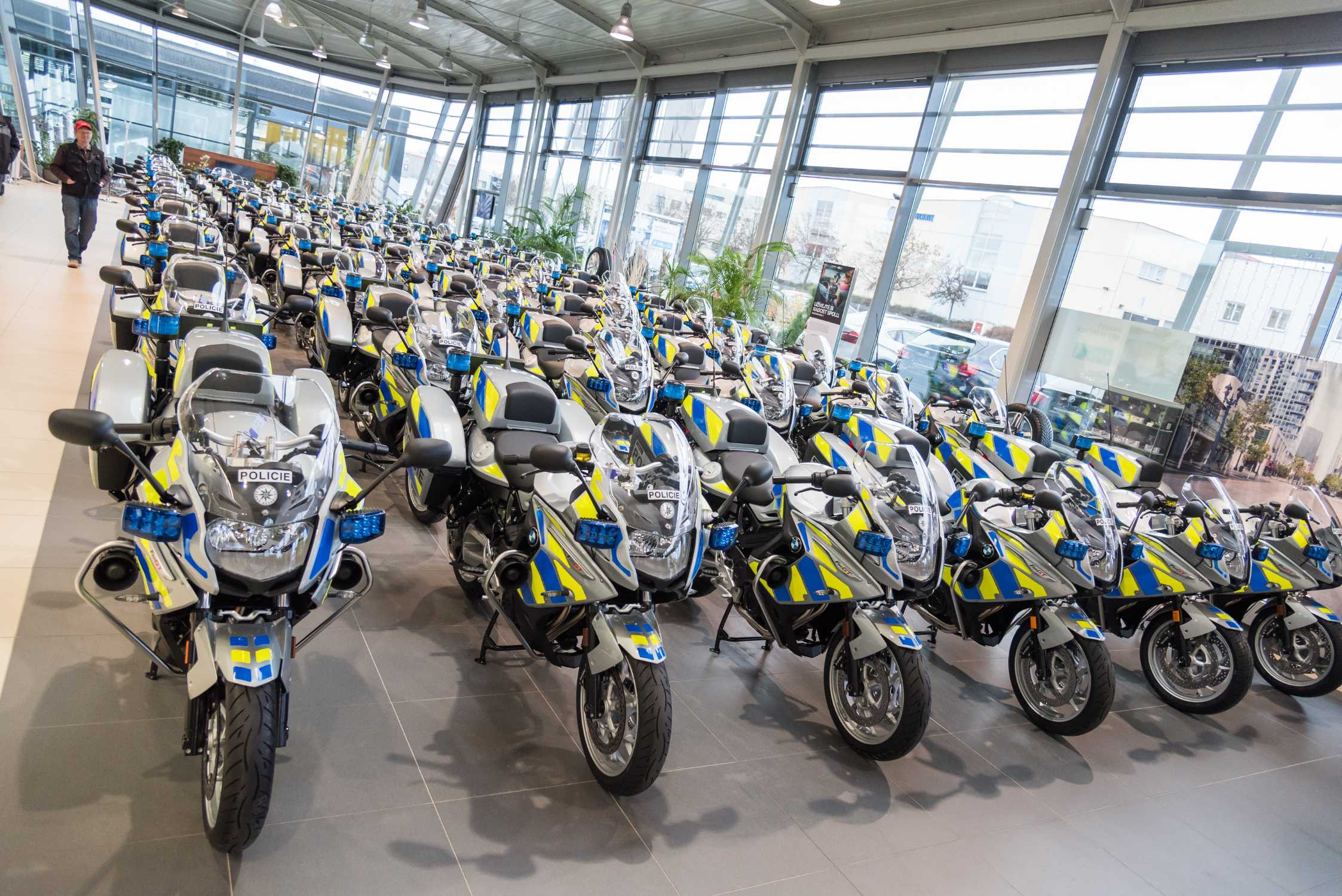 Handover of BMW Motorrad motorcycles to Policie Ceske republiky (12/2016)