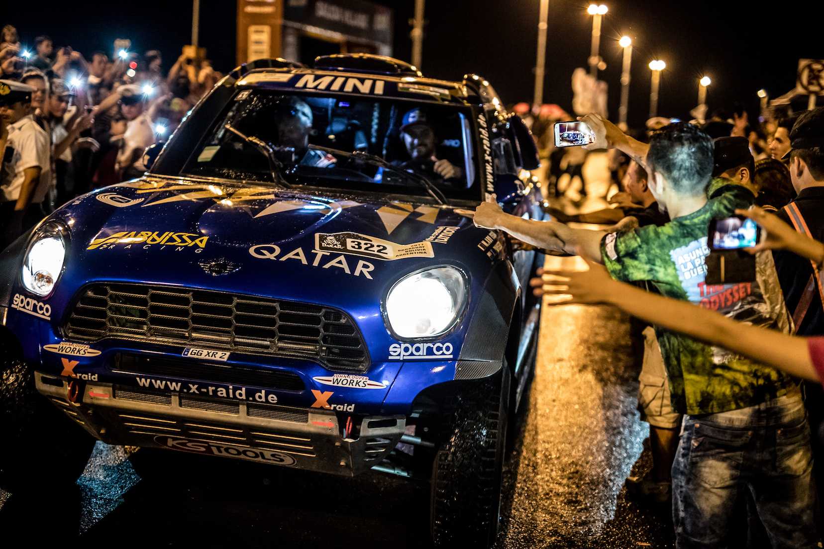 2017 Dakar, Mohamed Abu Issa (QAT), Xavier Panseri (FRA), MINI ALL4 ...