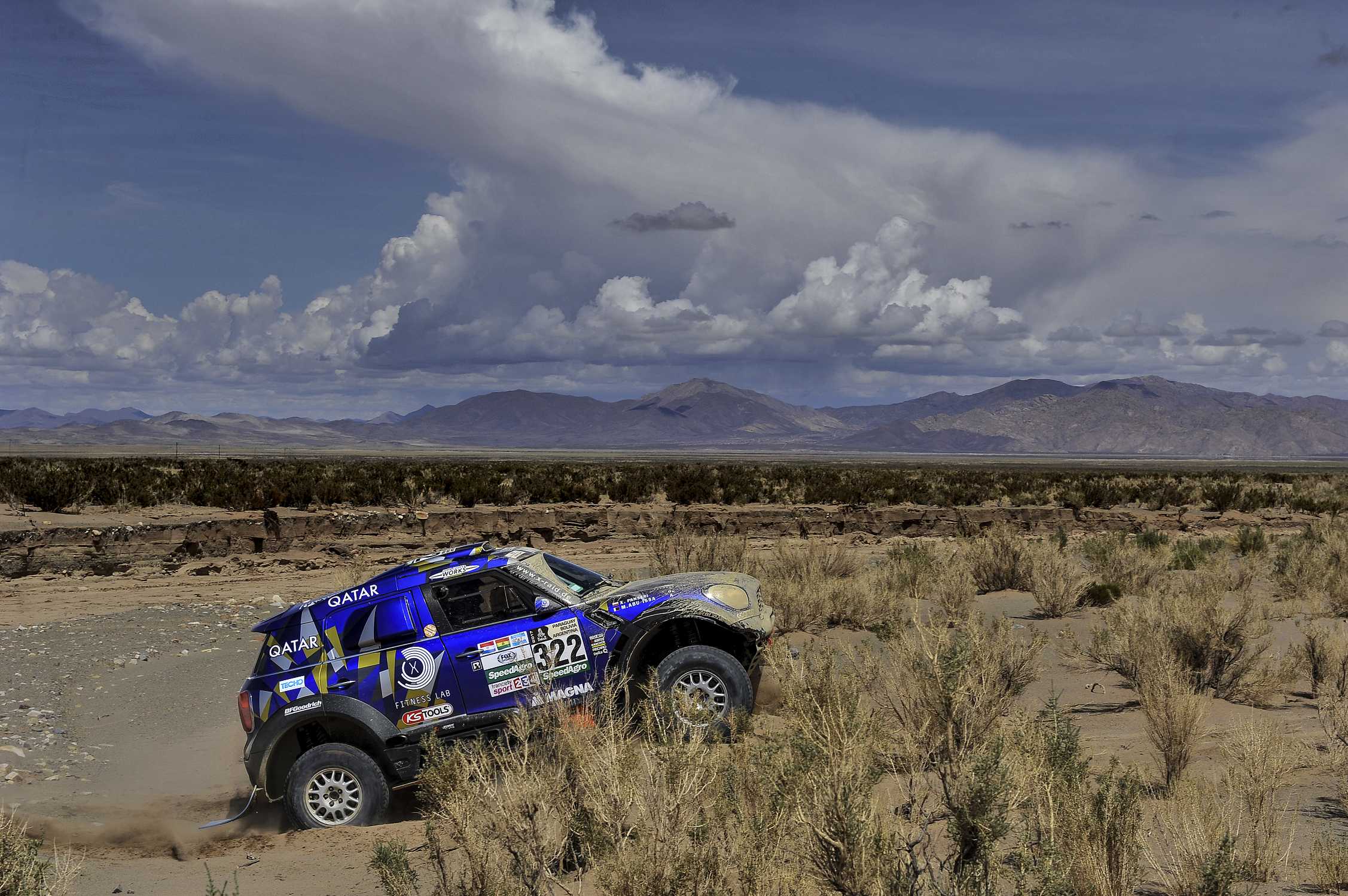 2017 Dakar, Mohamed Abu Issa (QAT), Xavier Panseri (FRA), MINI ALL4 ...