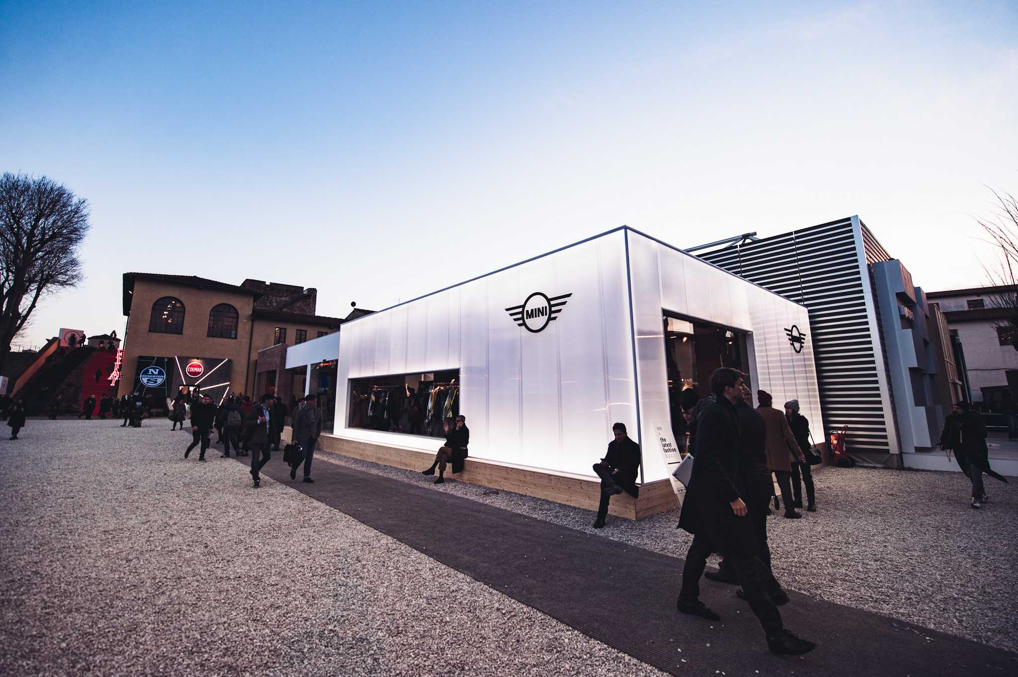 MINI at the 91st Pitti Uomo from 10 to 13 January 2017 at the Fortezza ...