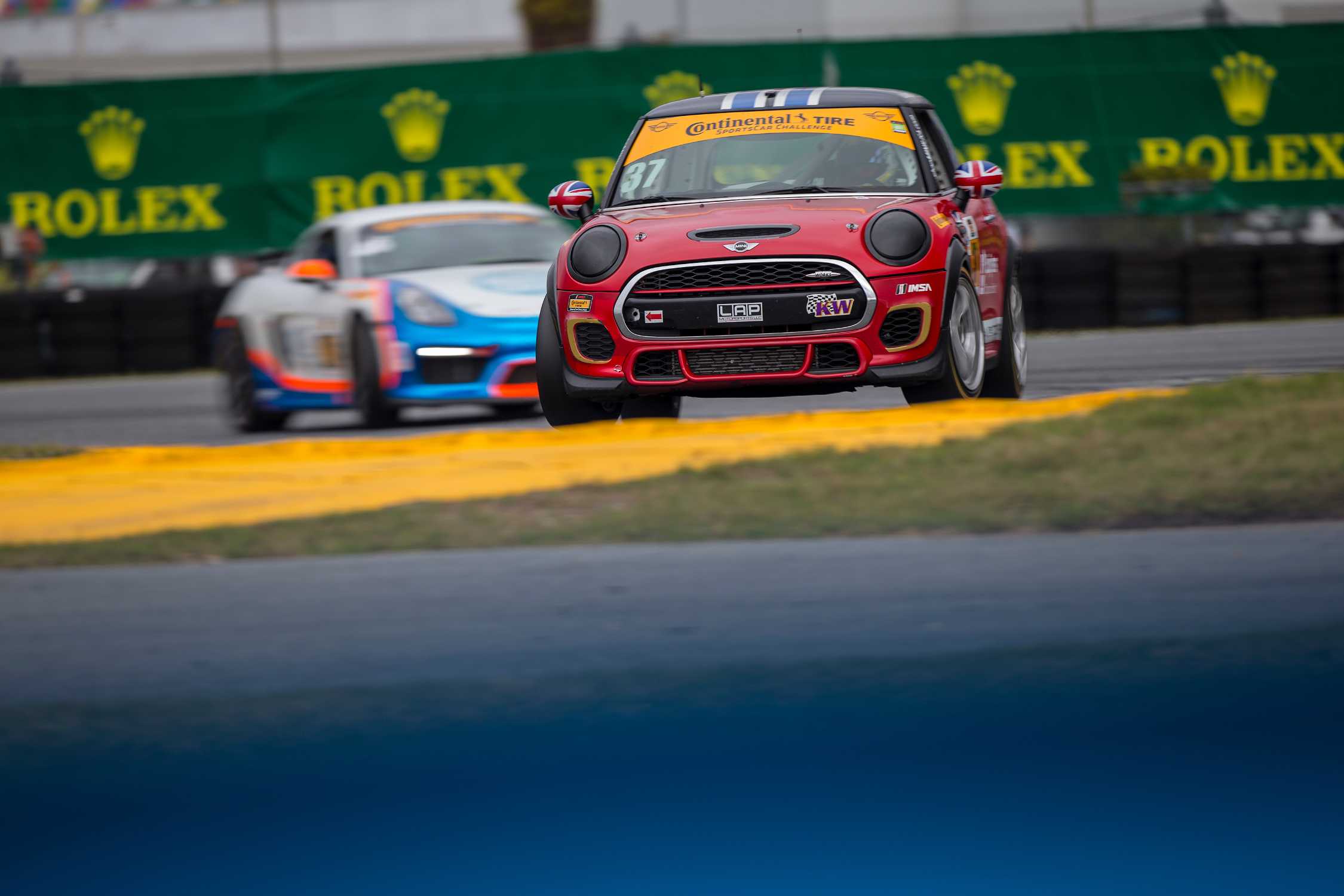 MINI JCW race cars practice at Daytona International Speedway. (01/2017 ...
