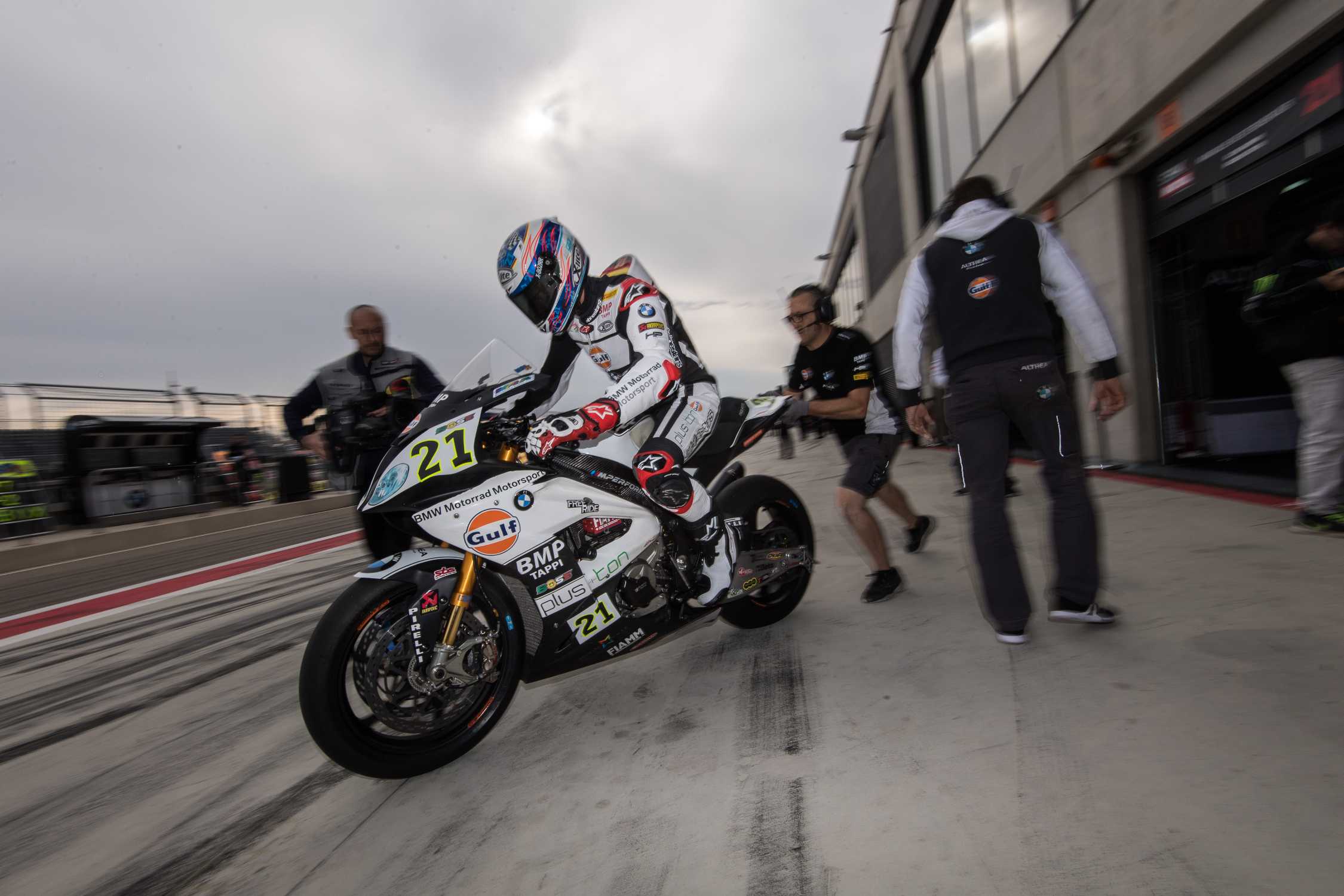 Aragon (SPA) WorldSBK 31st March 2017. Althea BMW Racing Team Rider ...