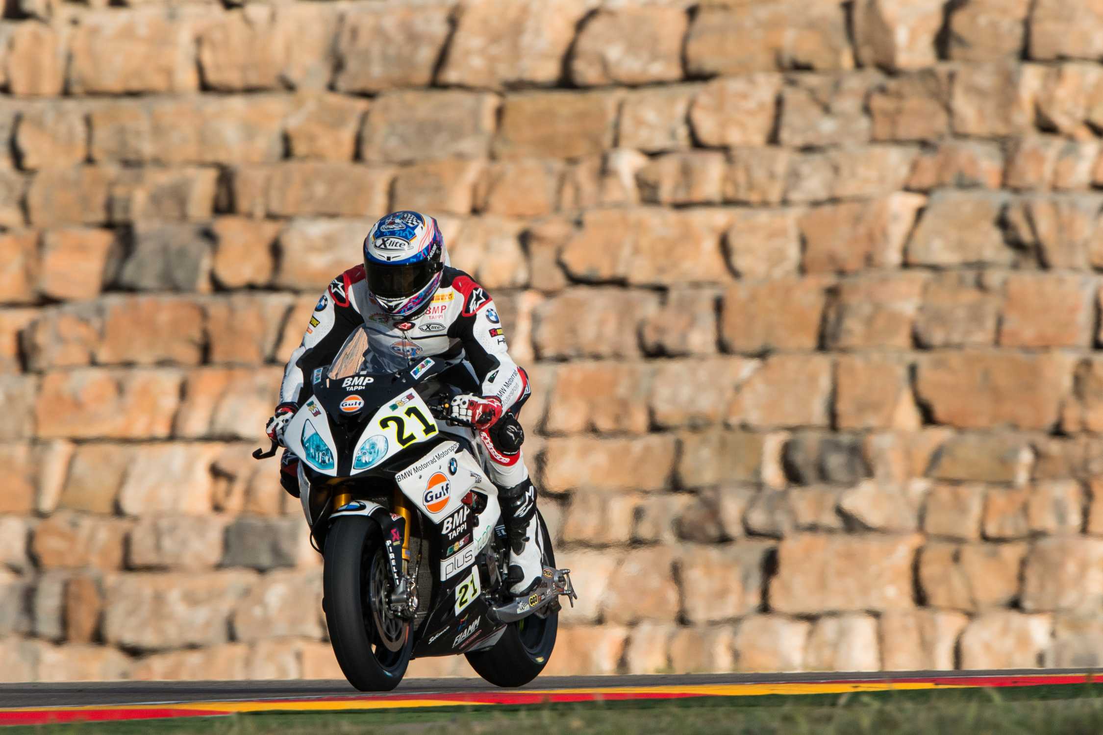 Aragon (SPA) WorldSBK 01st April 2017. Althea BMW Racing Team Rider ...