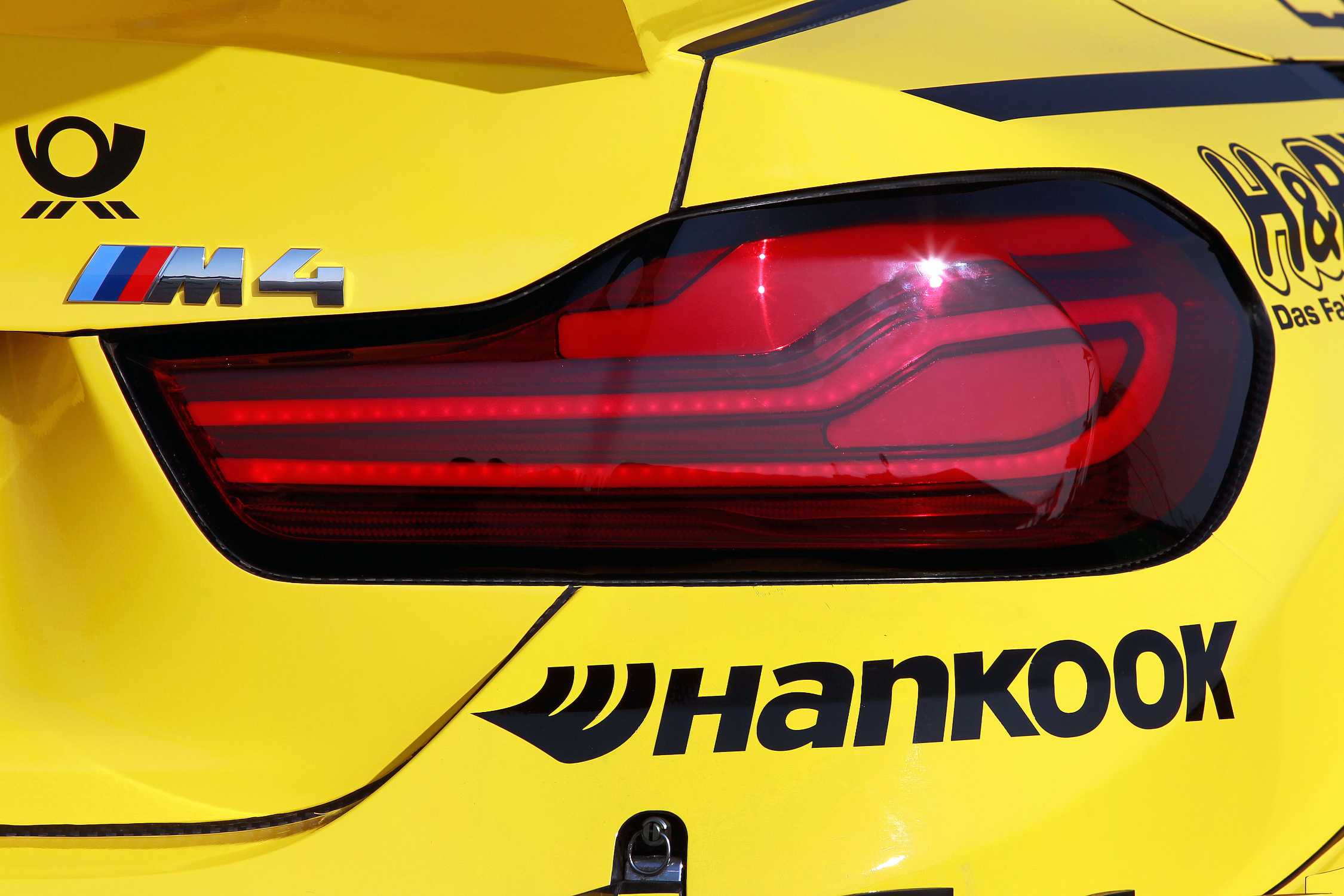 Munich (DE), 4th April 2017. BMW M4 DTM, introduction, details, rear ...
