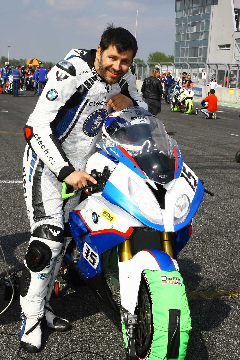 Slovakiaring (SK) - MOTOCh - 30th April 2017. Team BMW BMW Motorrad CSEU Rider Milos Cihak #15 ...