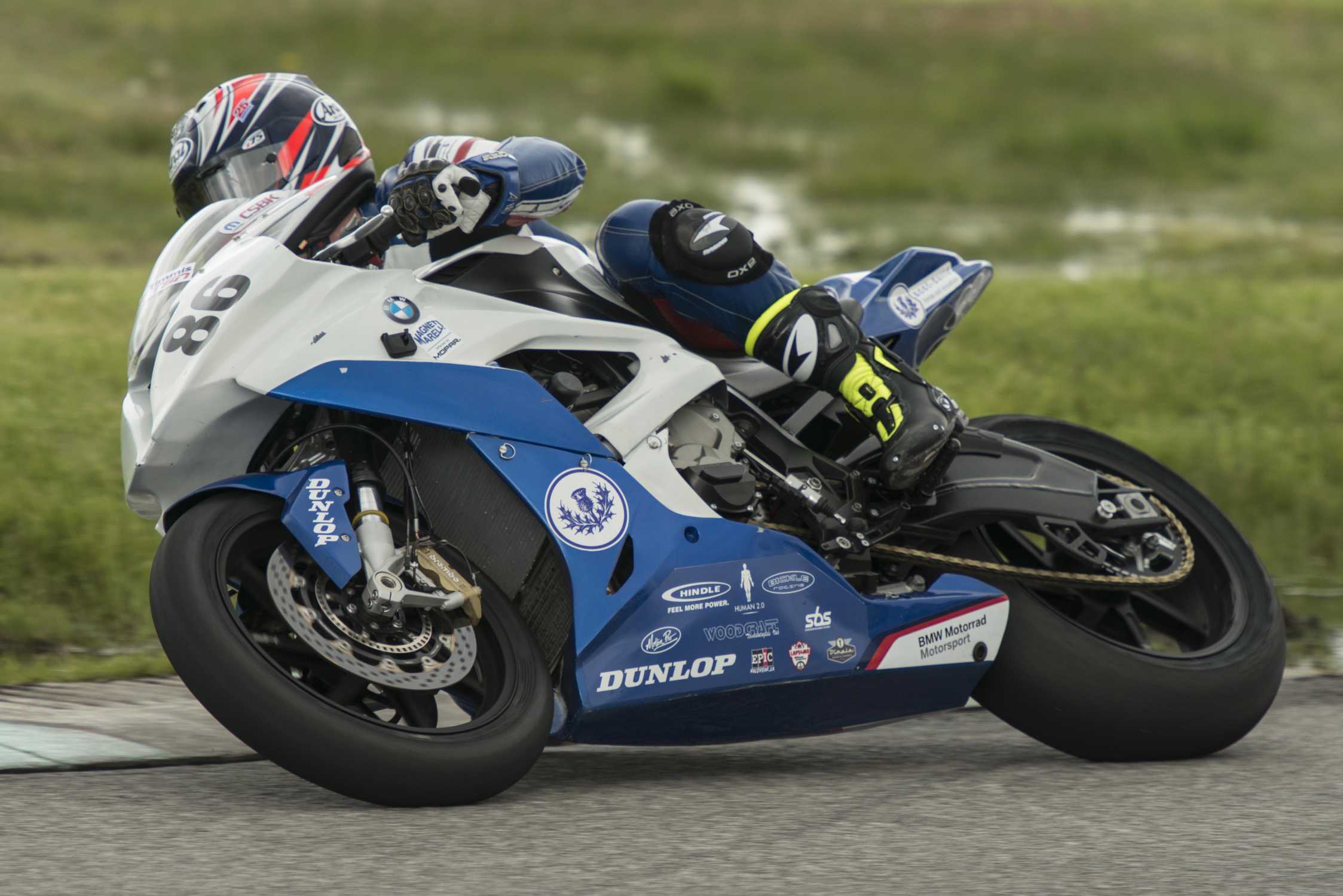 Shannonville (CAN) Canadian SBK 28th May 2017. Team BMW Rider Ben Young ...