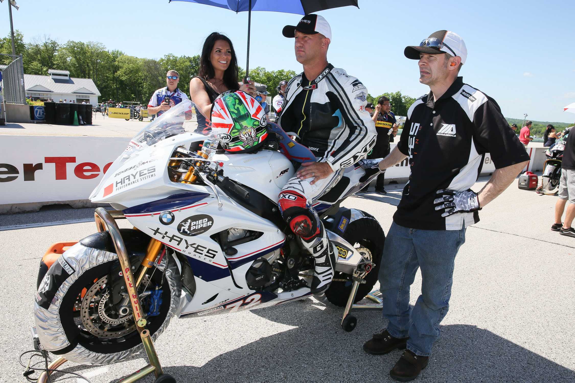 Road America (USA) - MotoAmerica - 04th June 2017. Team BMW Scheibe ...