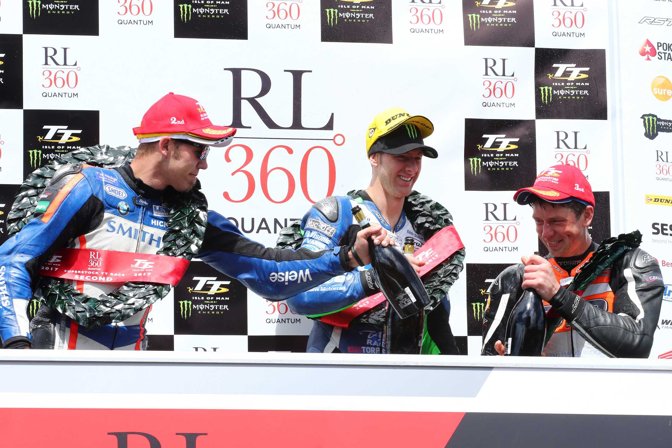 Isle of Man (GBR) Tourist Trophy 07th June 2017. Team Tyco BMW Motorrad ...