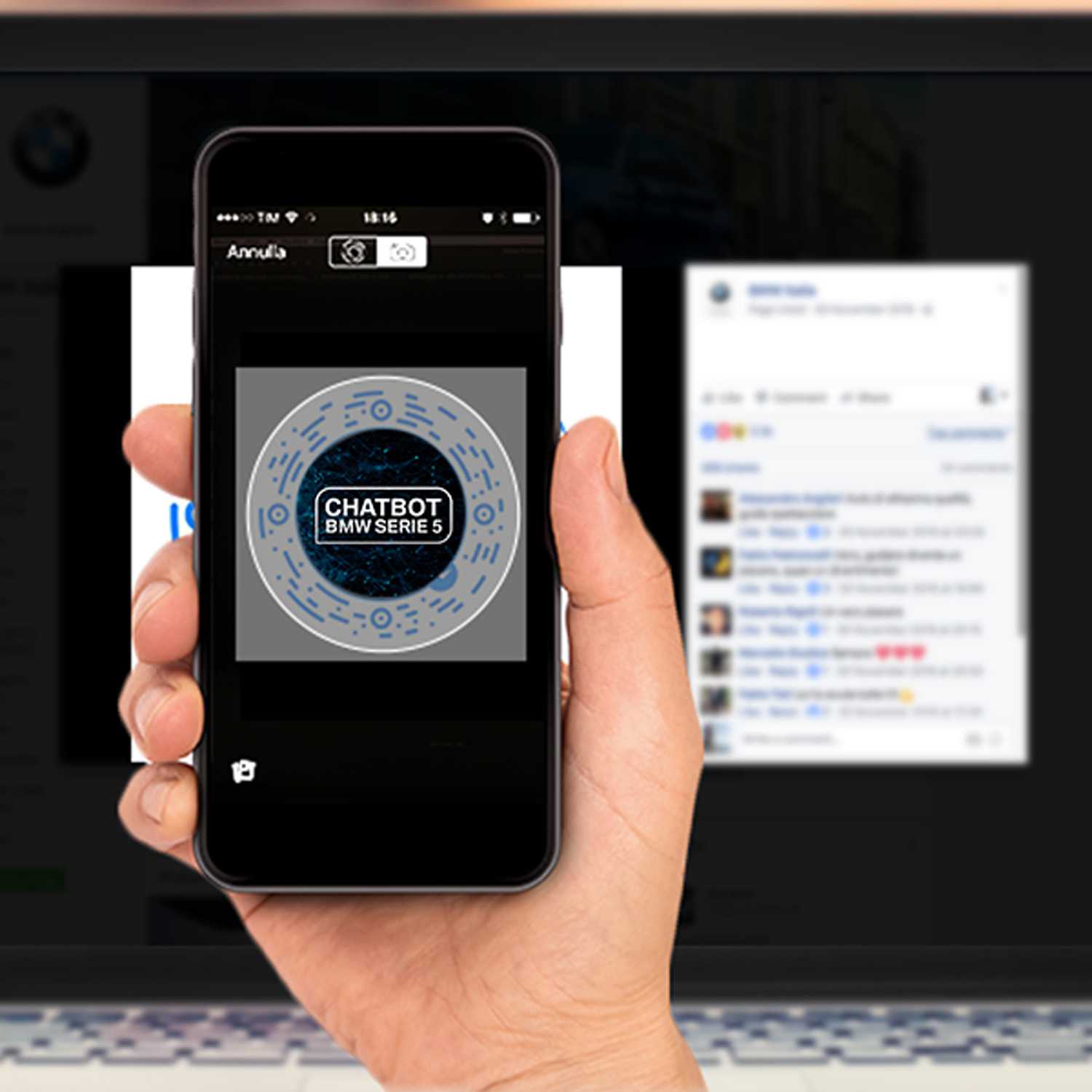 Chatbot Nuova BMW Serie 5. (06/2017)