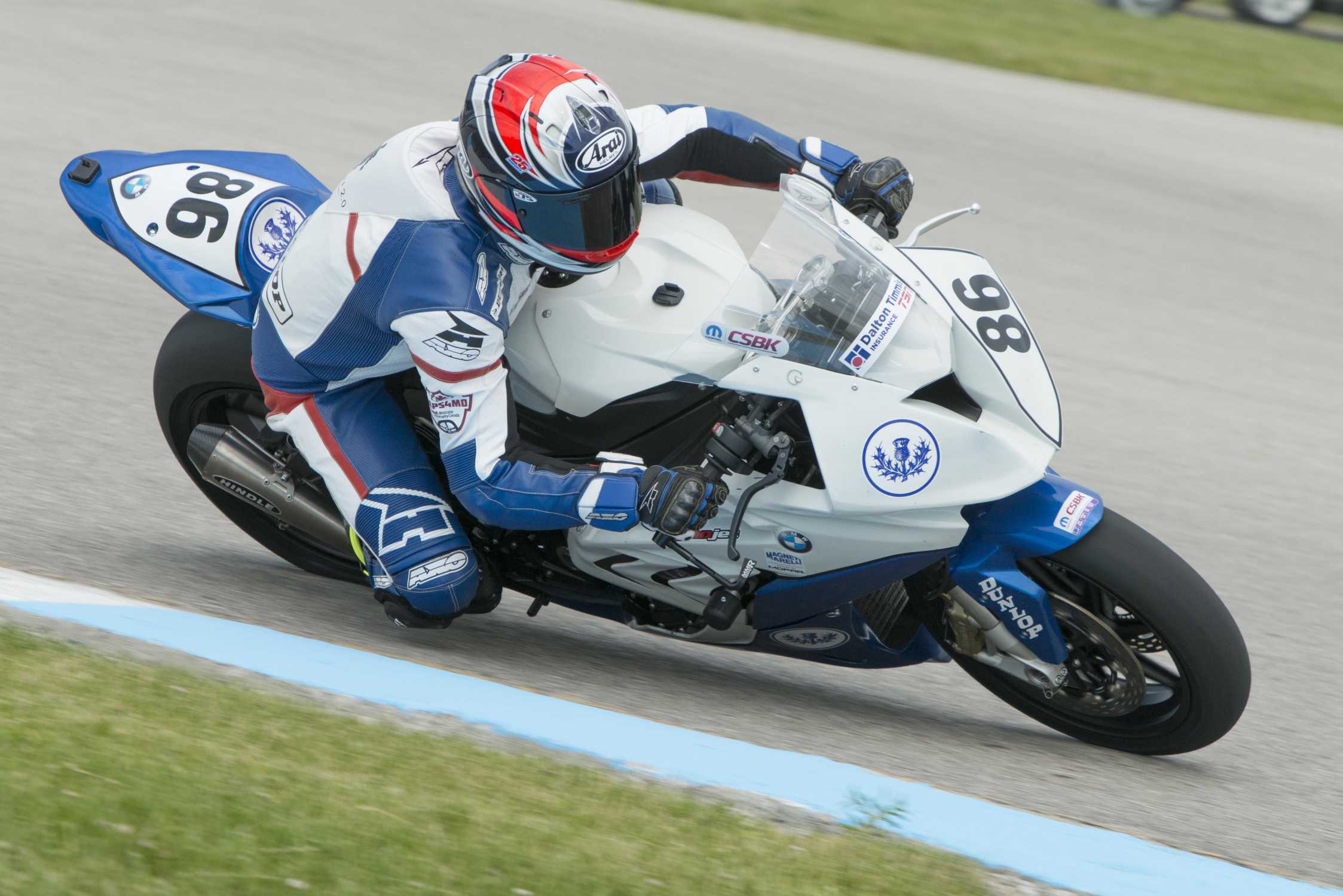 Grand Ben (CAN) Canadian SBK 11st June 2017. Team BMW Rider Ben Young ...