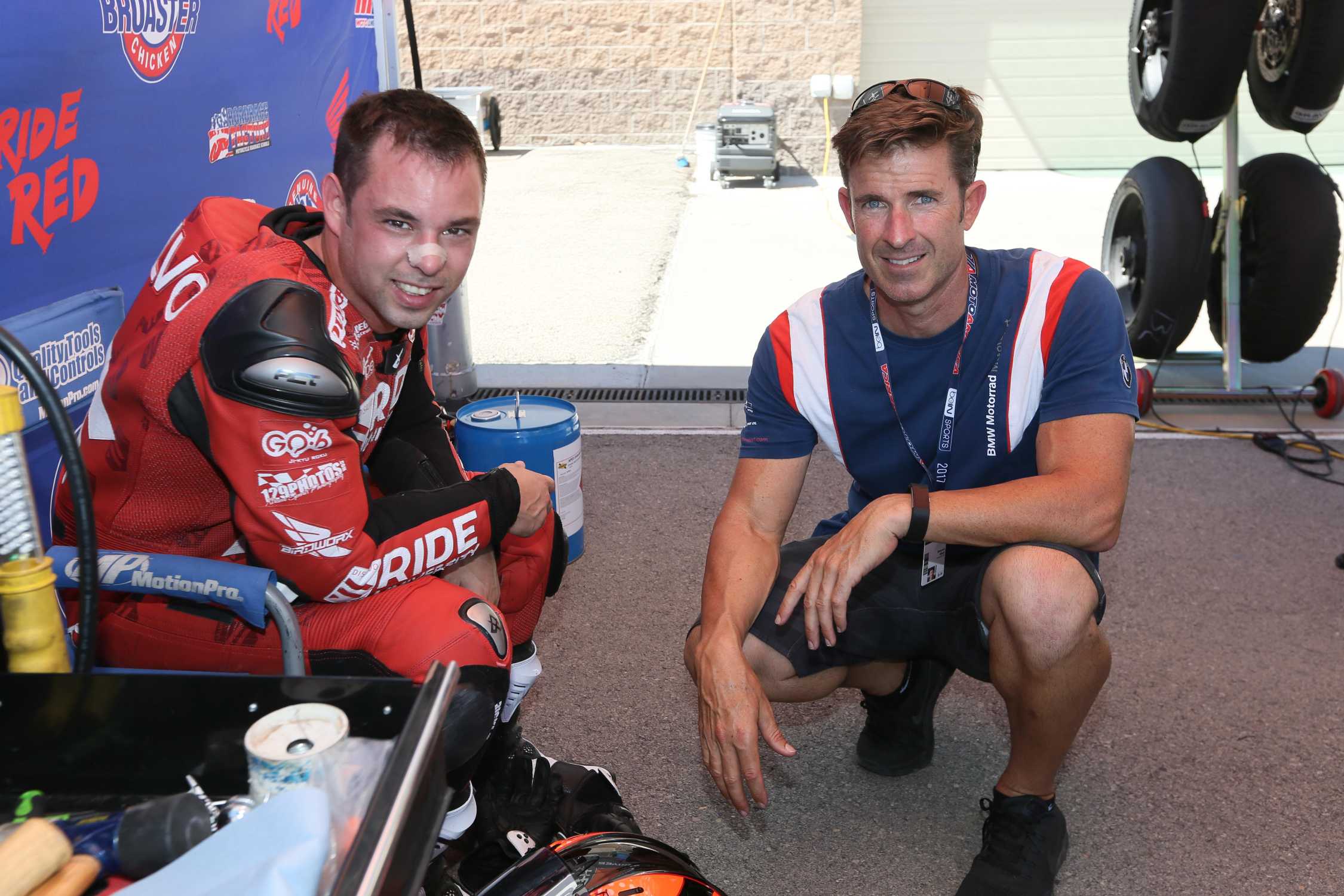 Miller Motorsport (USA) - MotoAmerica - 25th June 2017. Team BMW ...