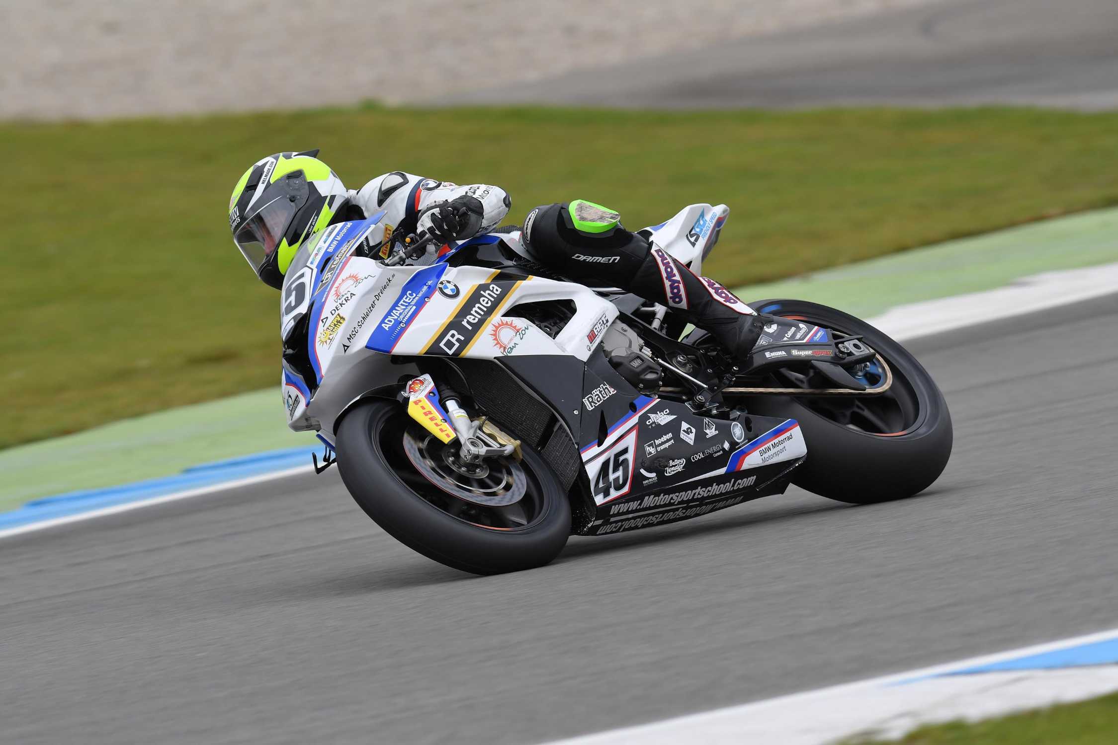Assen (NED) IDM German SBK 13th August 2017. Team VanZone Remeha BMW ...