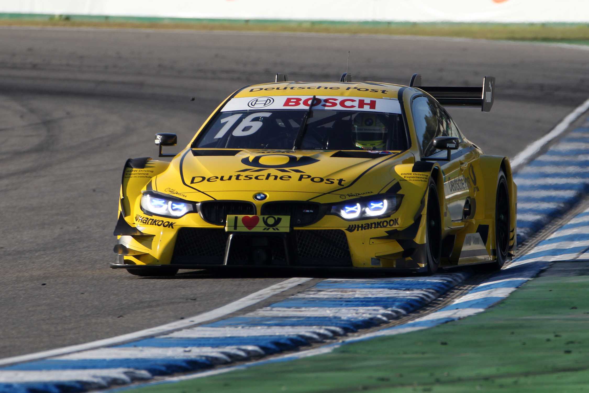 Hockenheim (GER) 14th October 2017. BMW Motorsport, Timo Glock (GER) DEUTSCHE POST BMW M4 DTM.