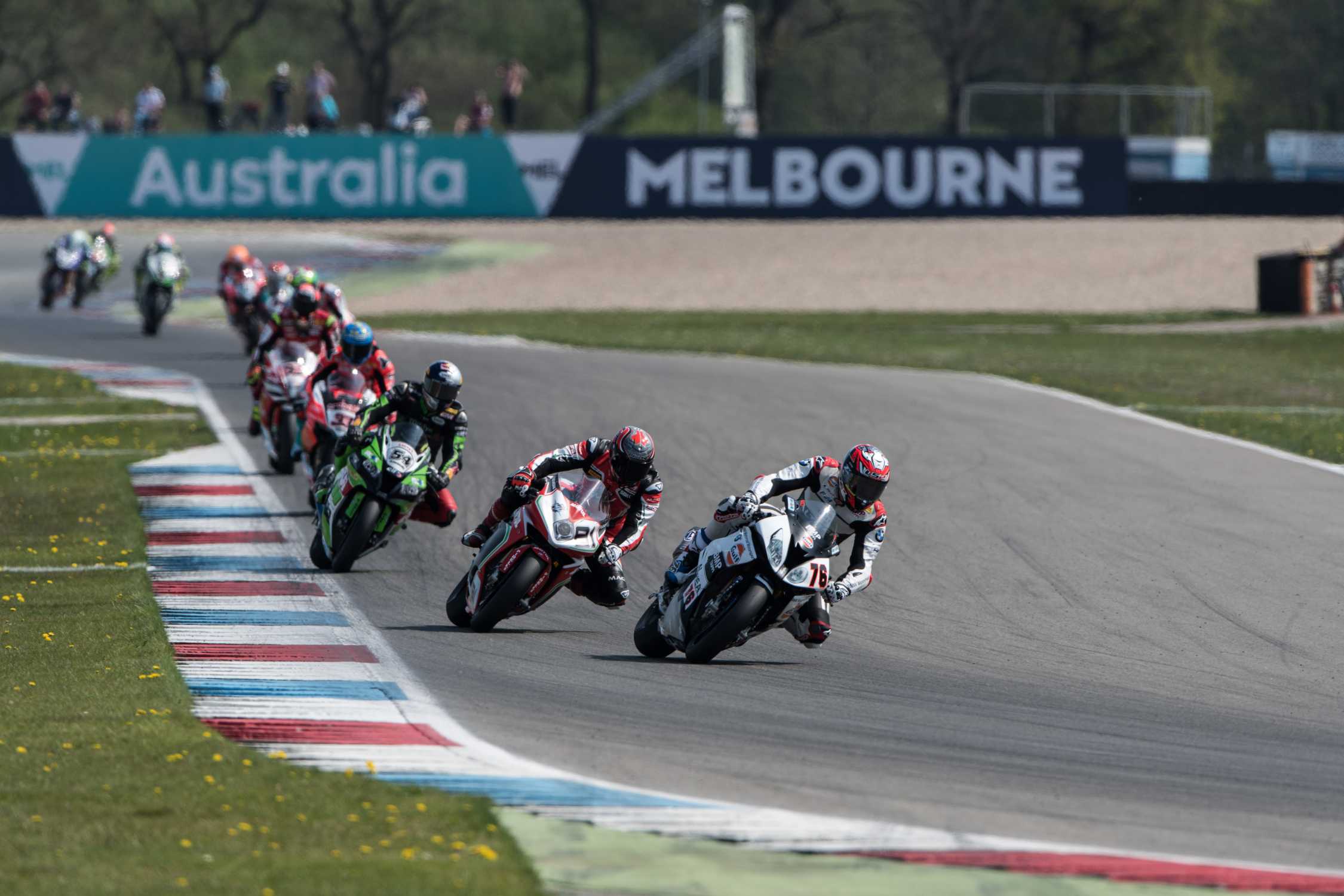 Assen (NED) WorldSBK 22nd April 2018. Althea BMW Racing Team Rider ...
