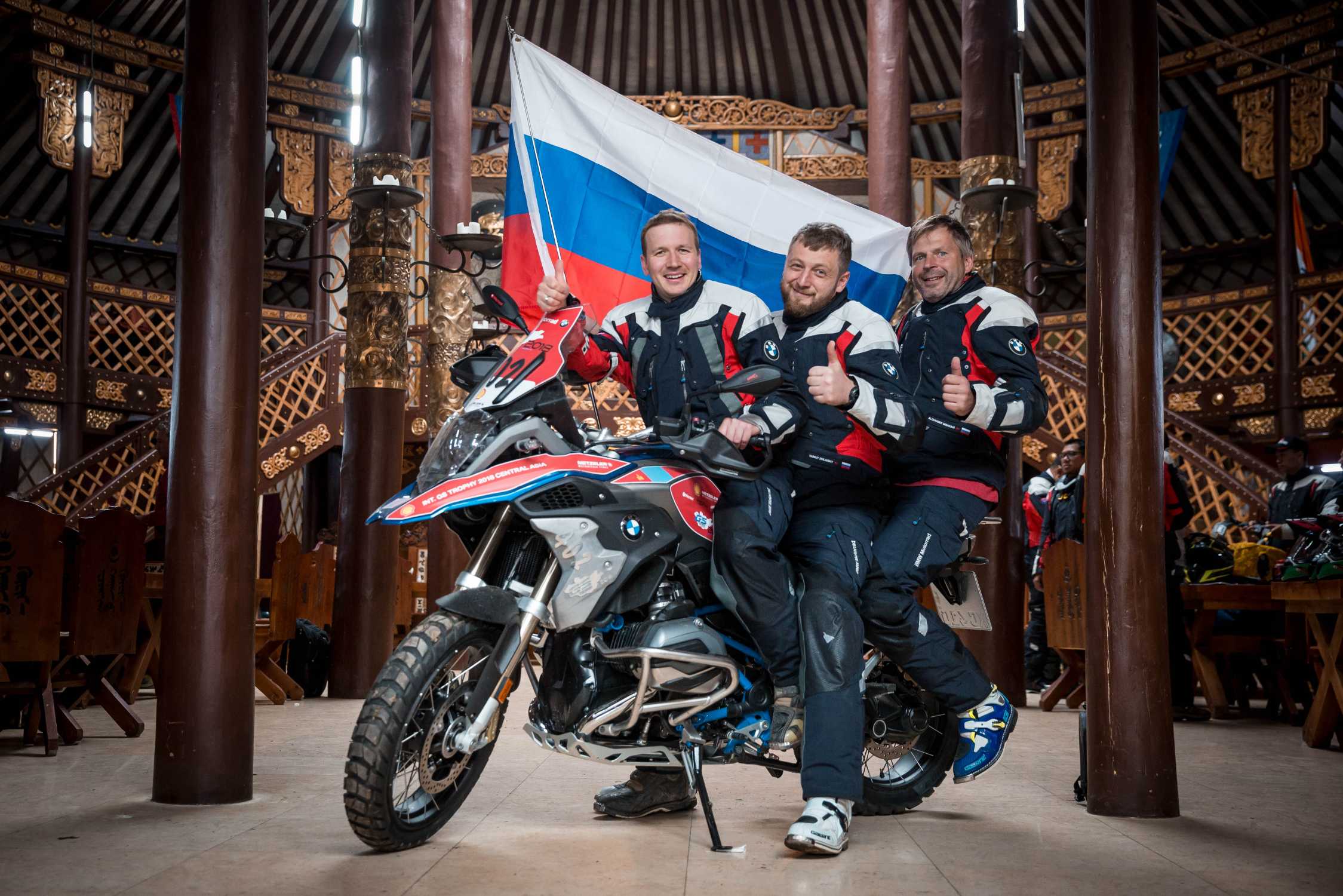 BMW Motorrad International GS Trophy Central Asia 2018, Team Russia (06 ...