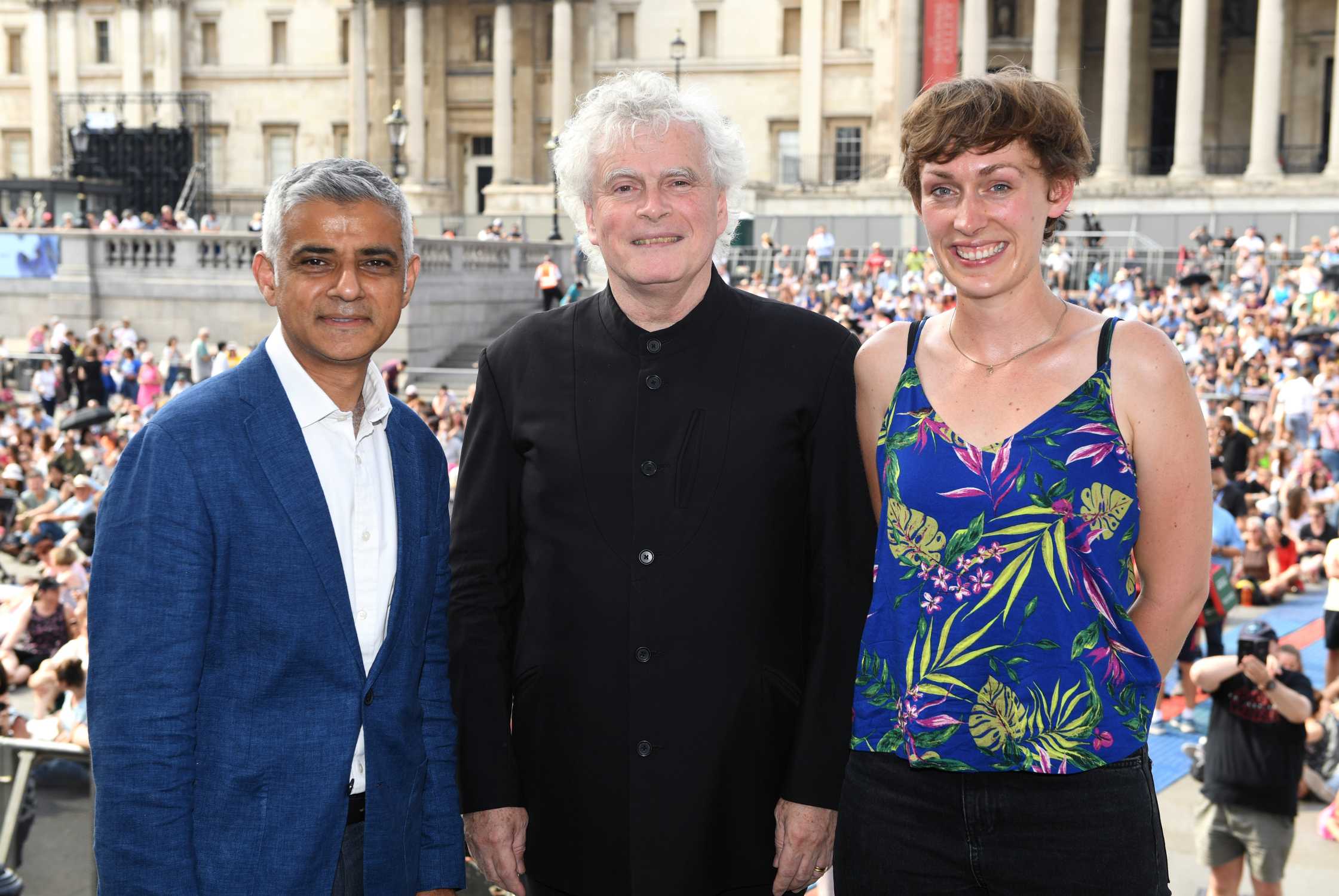 BMW Classics 2018 on Trafalgar Square in London: Sadiq Khan (Mayor of ...