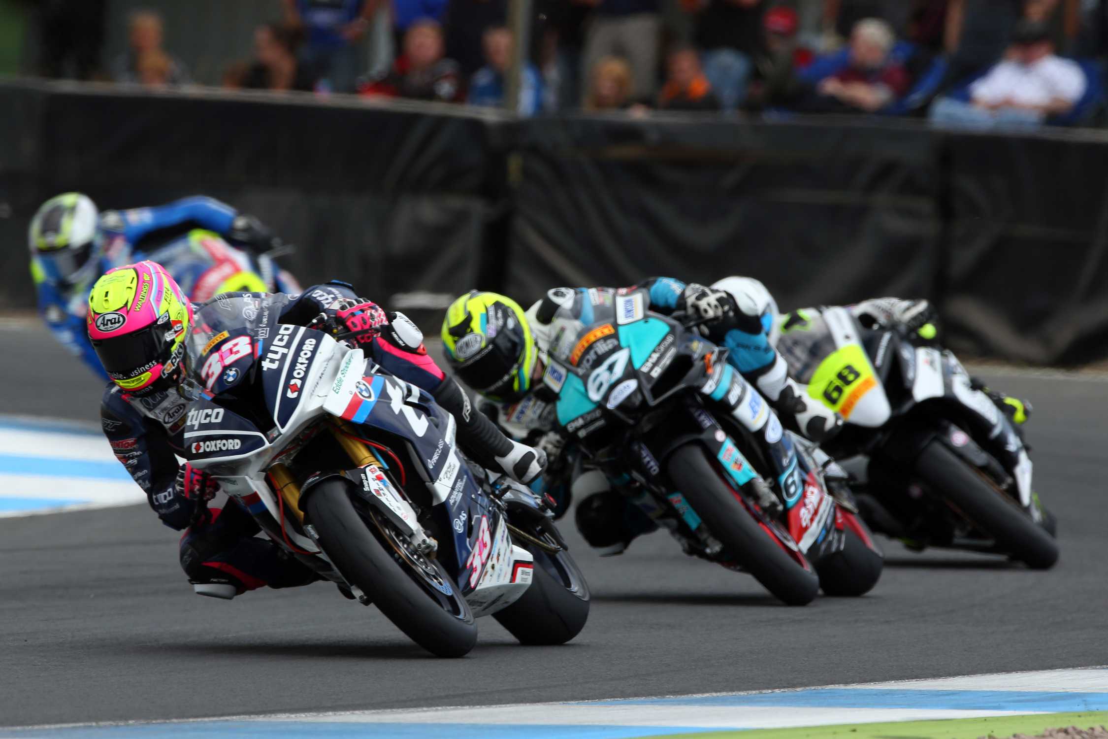 Knockhill (GB) British Superbike Championship 08th July 2018. Team Tyco ...