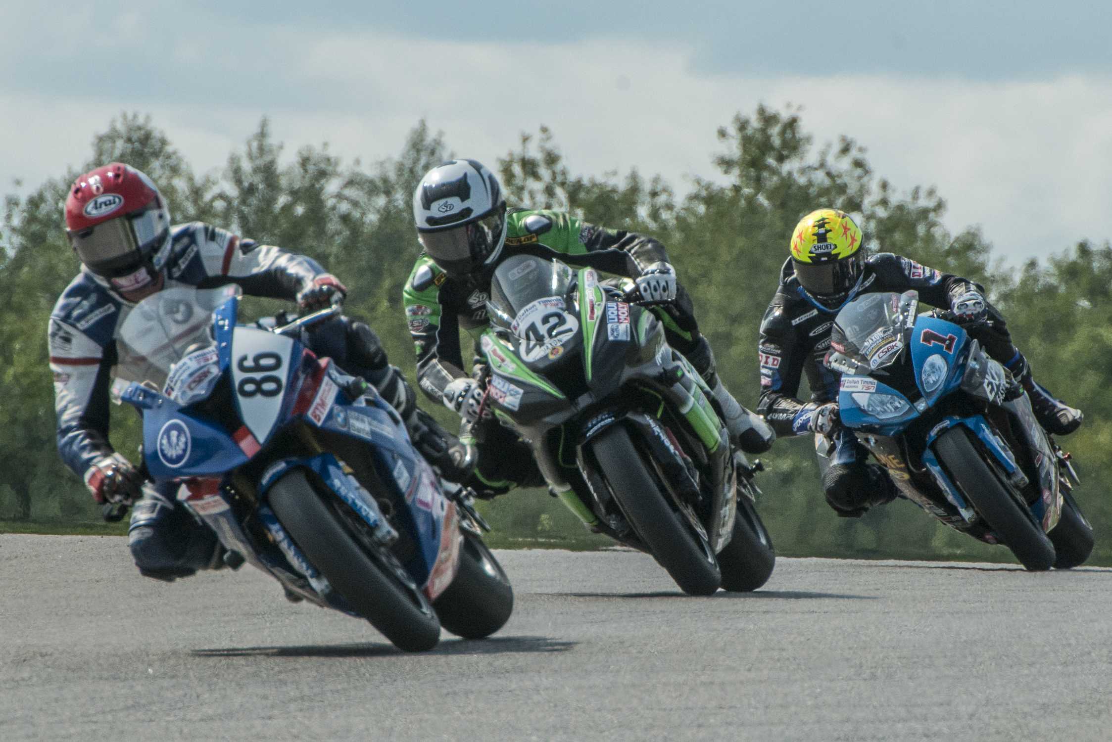 Mosport (CAN) Canadian SBK 12nd August 2018. Team BMW Rider Ben Young ...