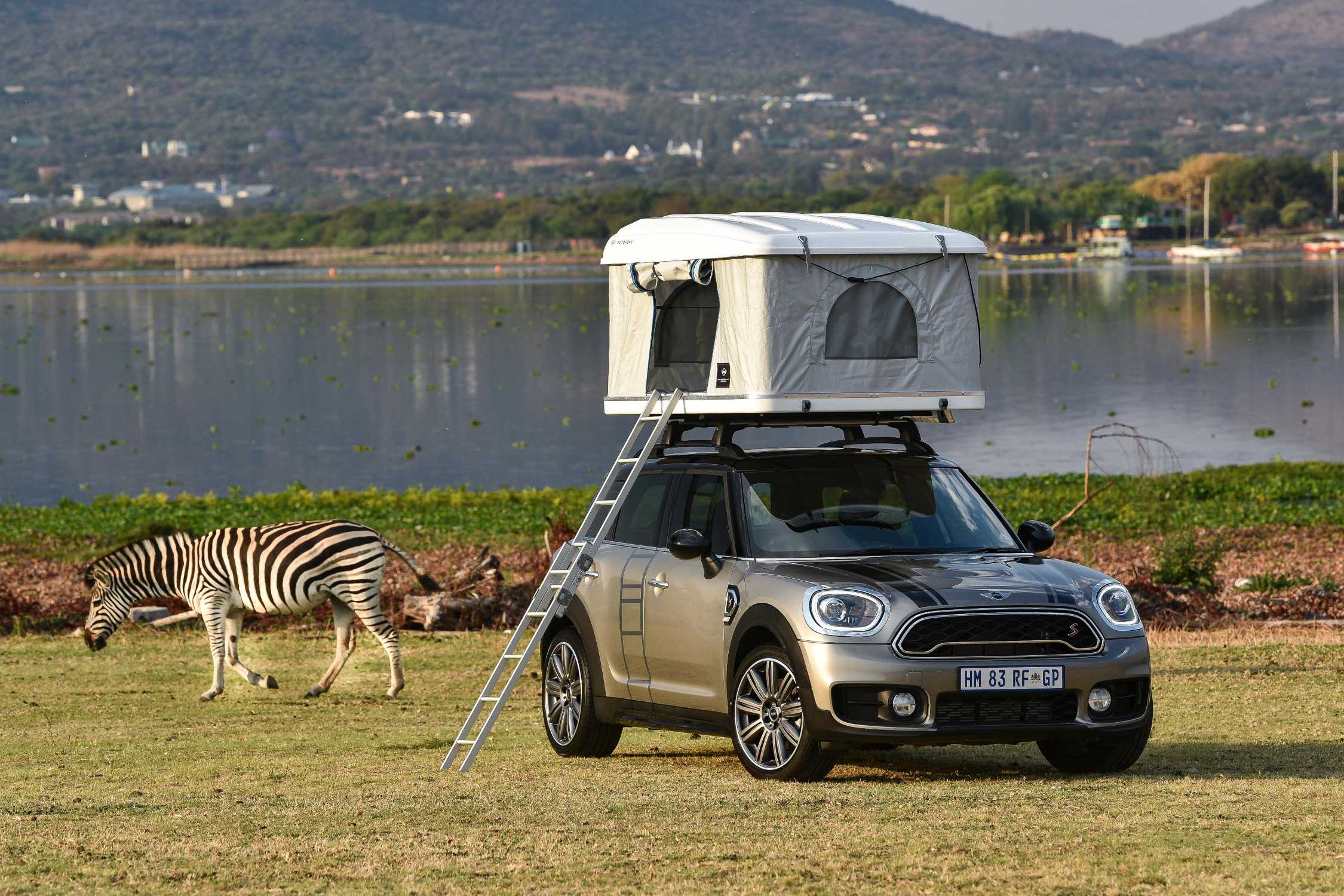 The AUTOHOME Roof Tent for the MINI Countryman makes a special ...