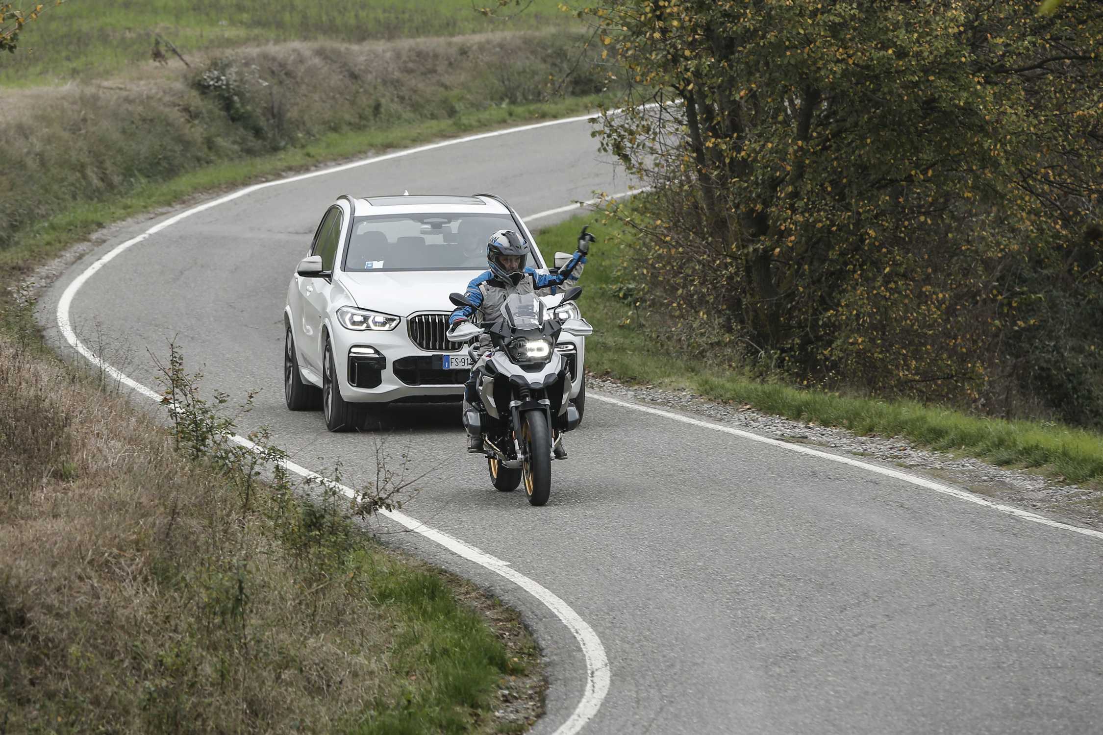 New BMW X5 test drive Rivalta dynamics (11/2018)