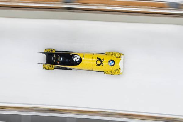 Bmw 2 Man Bobslee New BMW Corners Like It's On Rails: Because It's A