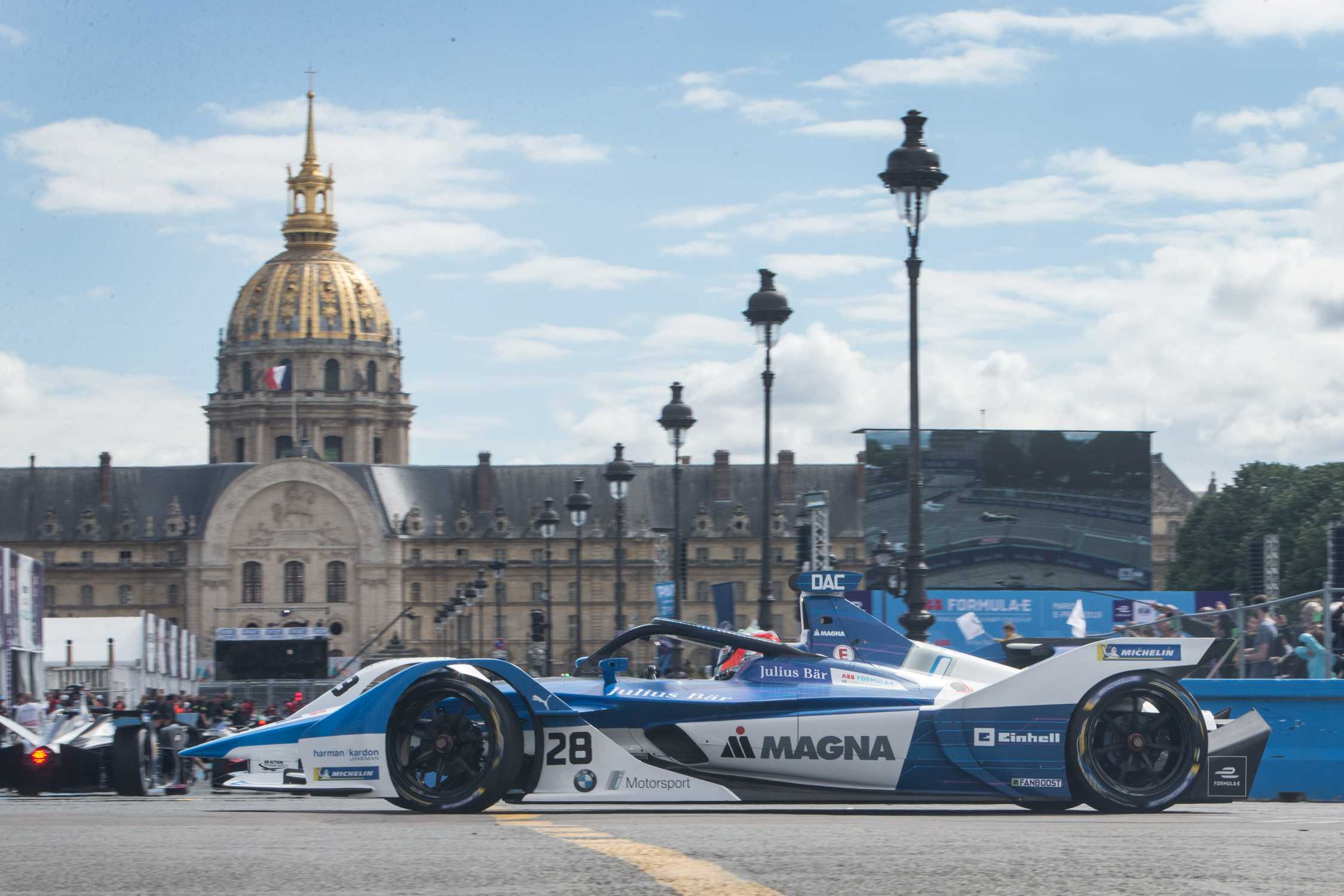 Paris (FRA), 26th April 2019. BMW i Andretti Motorsport, ABB FIA ...