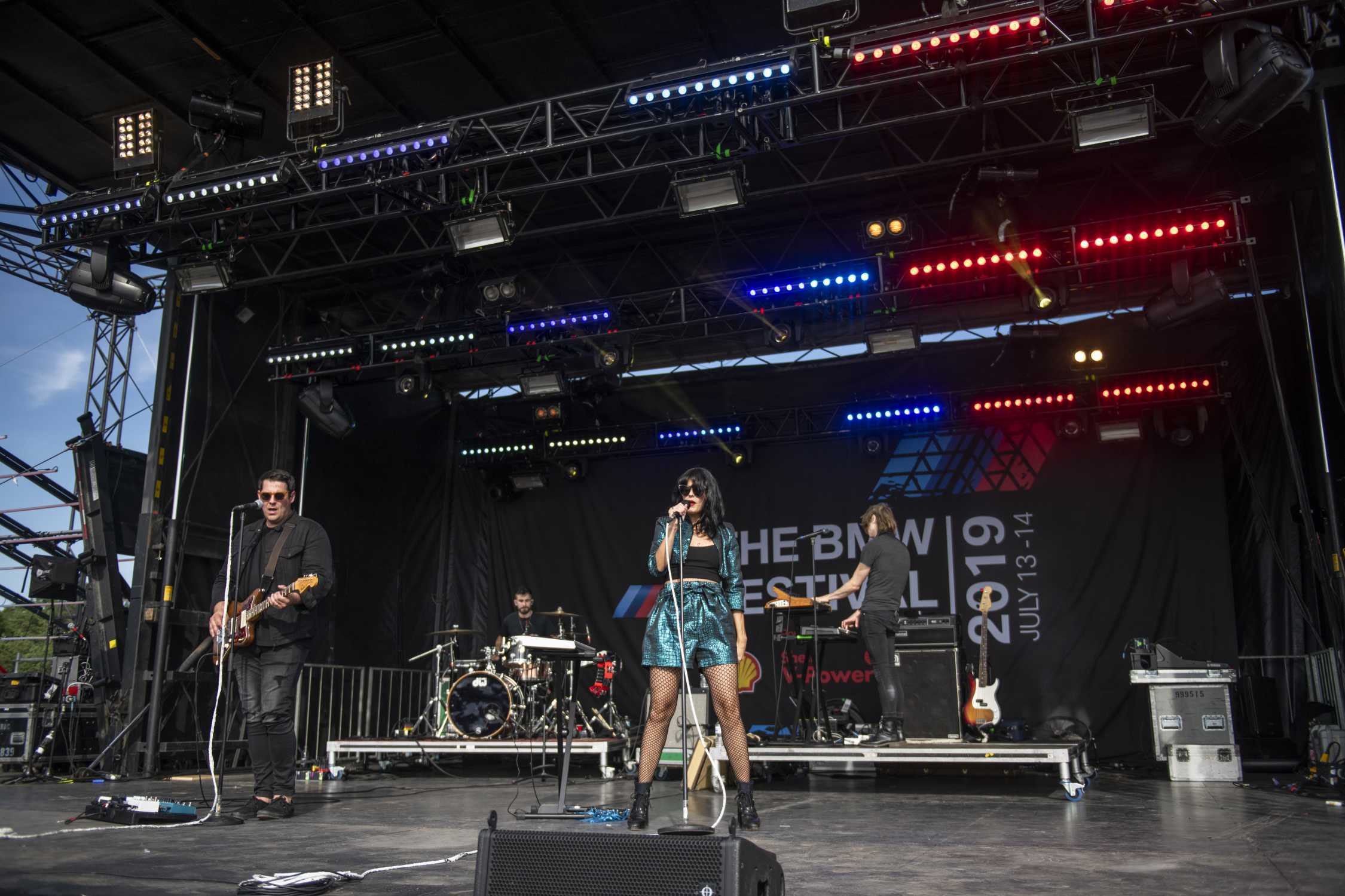 Dear Rouge performs at the BMW M Festival. Canadian Tire Motorsport ...