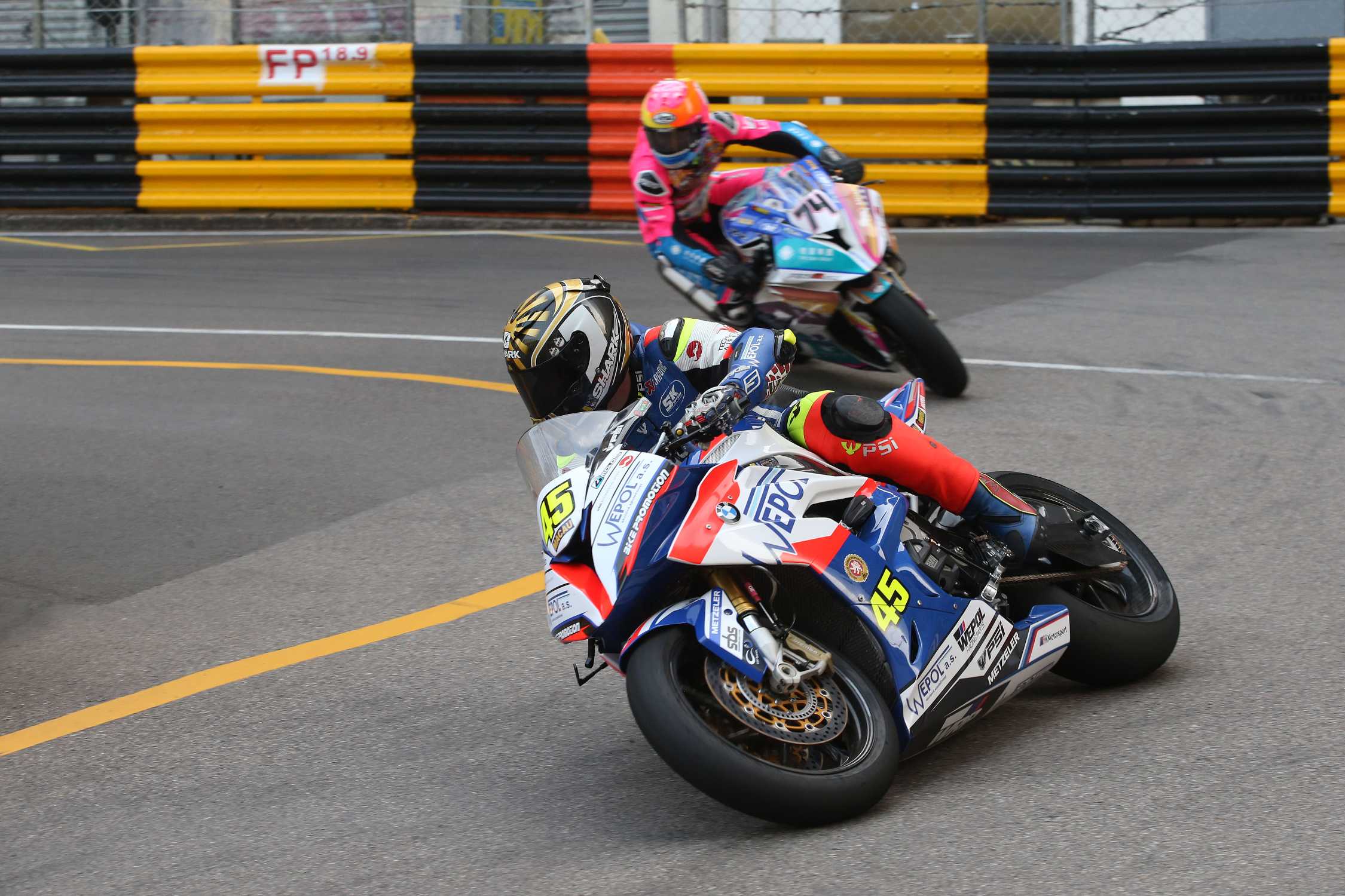 Macau (CHN), 16th November 2019. 53rd Macau Motorcycle Grand Prix. #45 ...